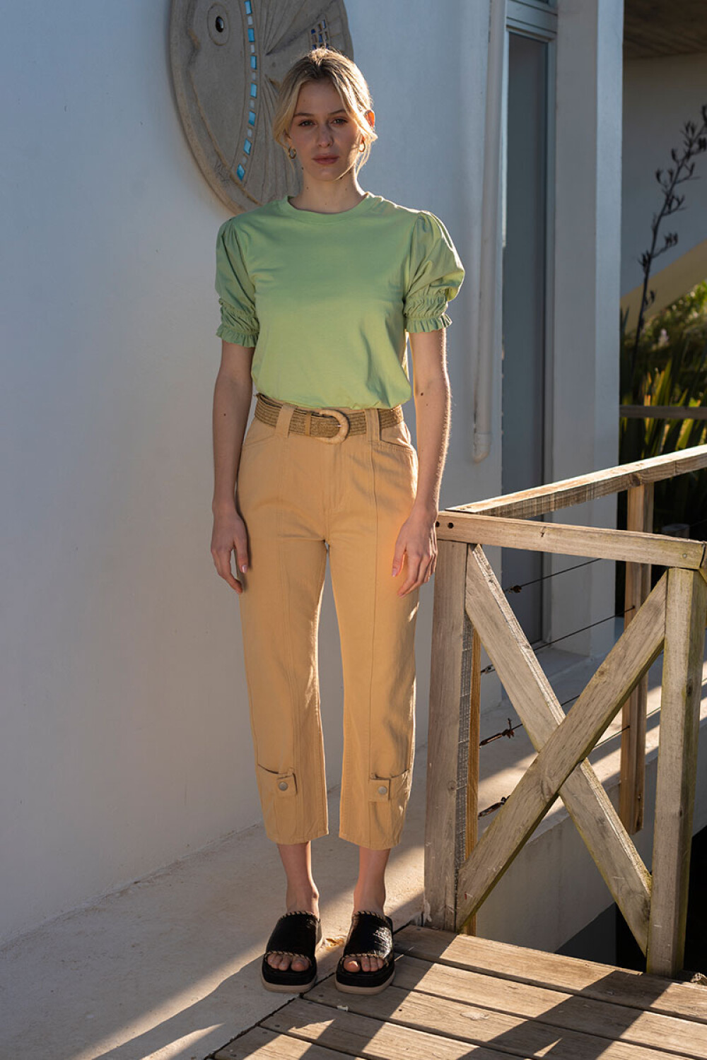 Jean Utility - Beige — Saura