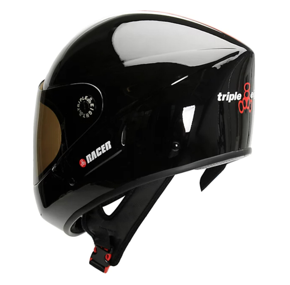 Triple Eight T8 Racer Full Face Downhill - Black — República