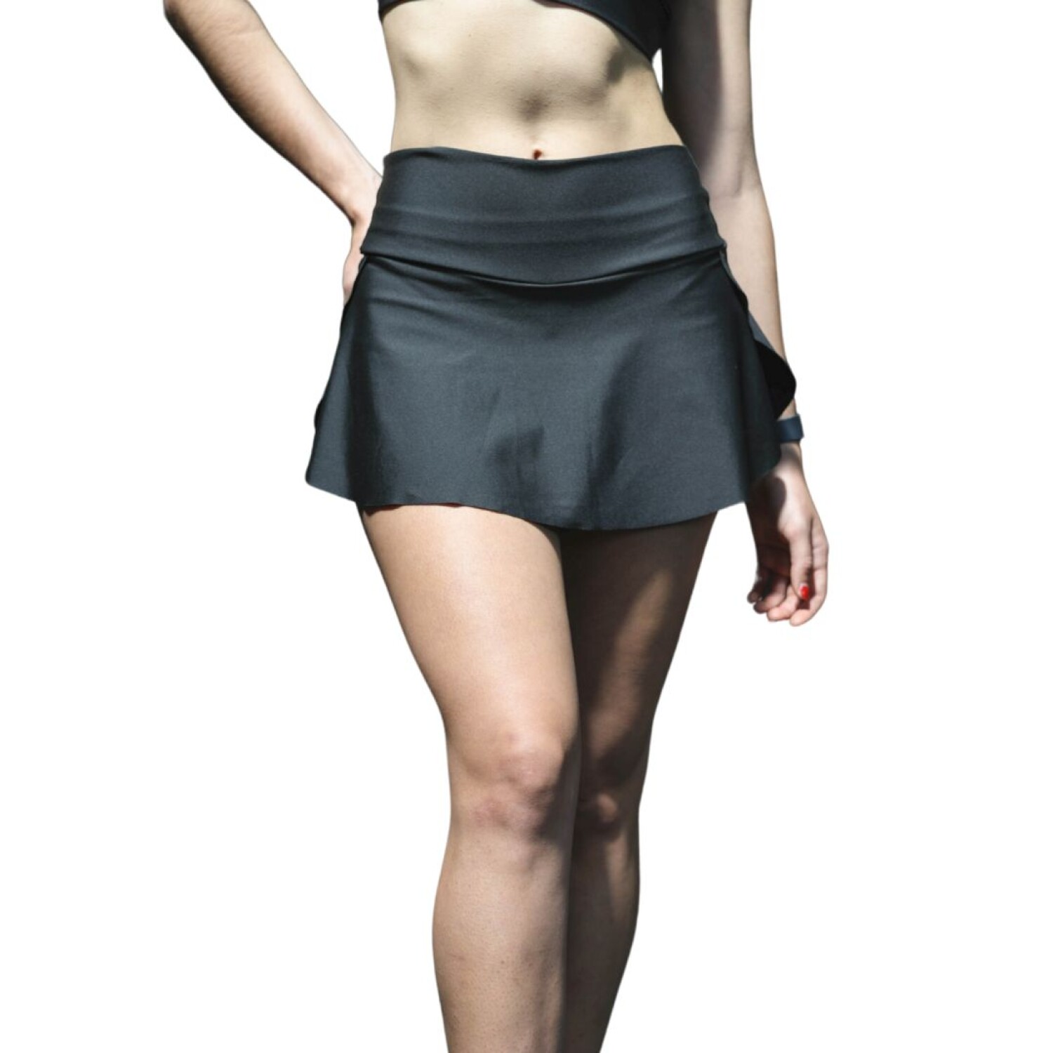 SHORT POLLERA - NEGRO — Todolandia