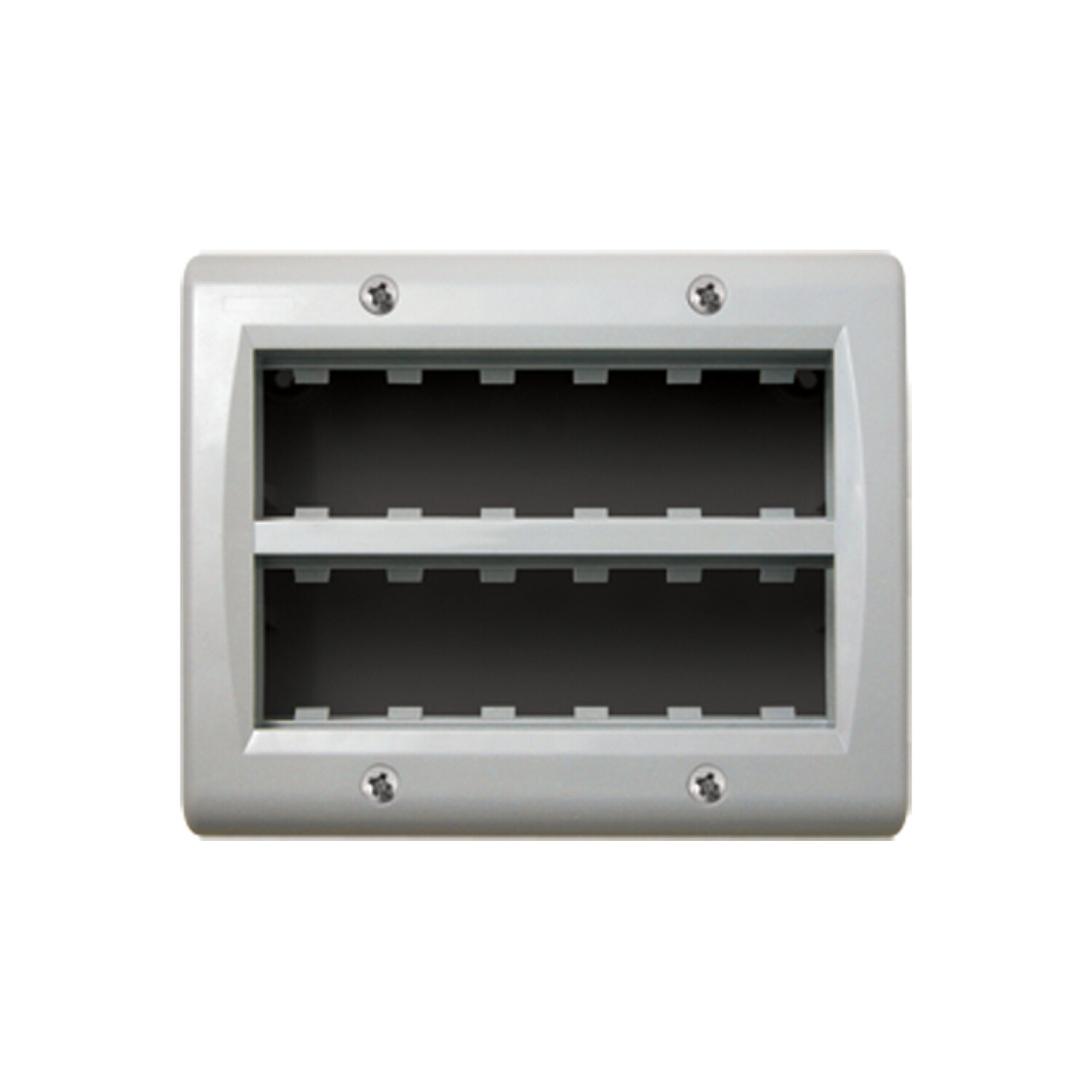 Caja ext. para 12 módulos (2x6) gris - Ave - C55618 — Fivisa