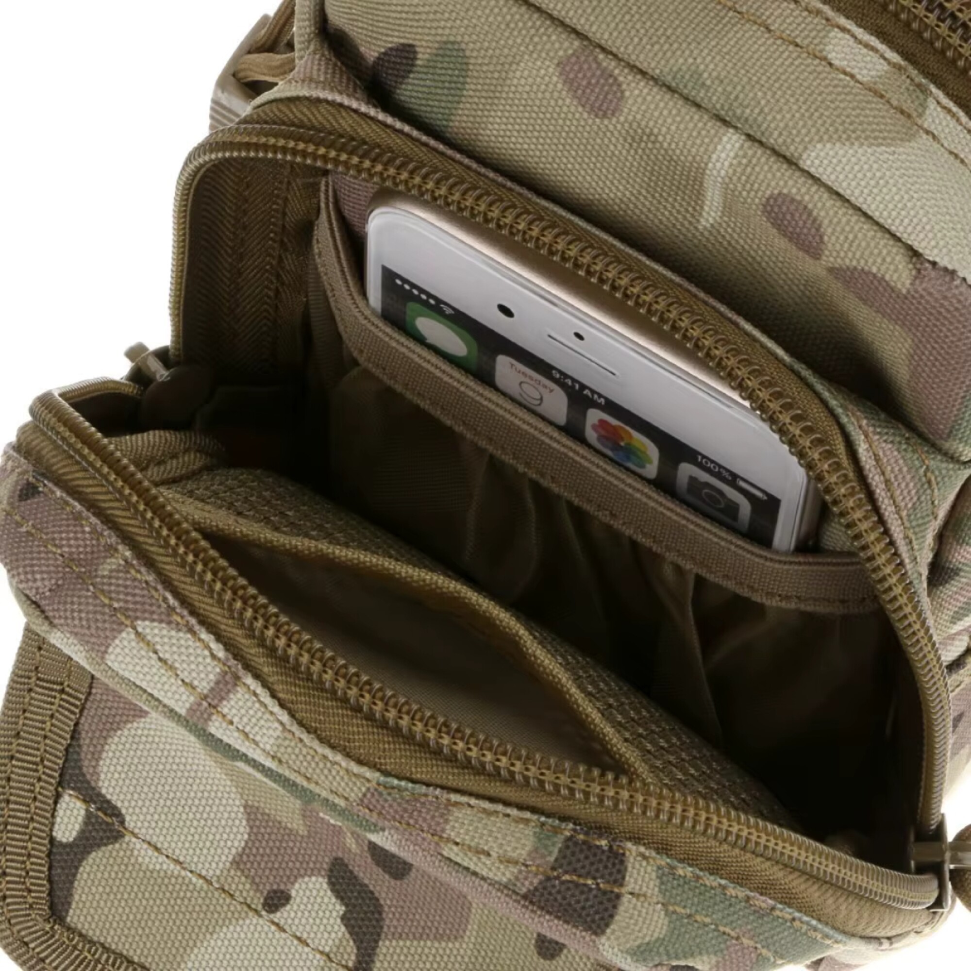 Pouch Fanny sistema molle - Multicam — Aventureros