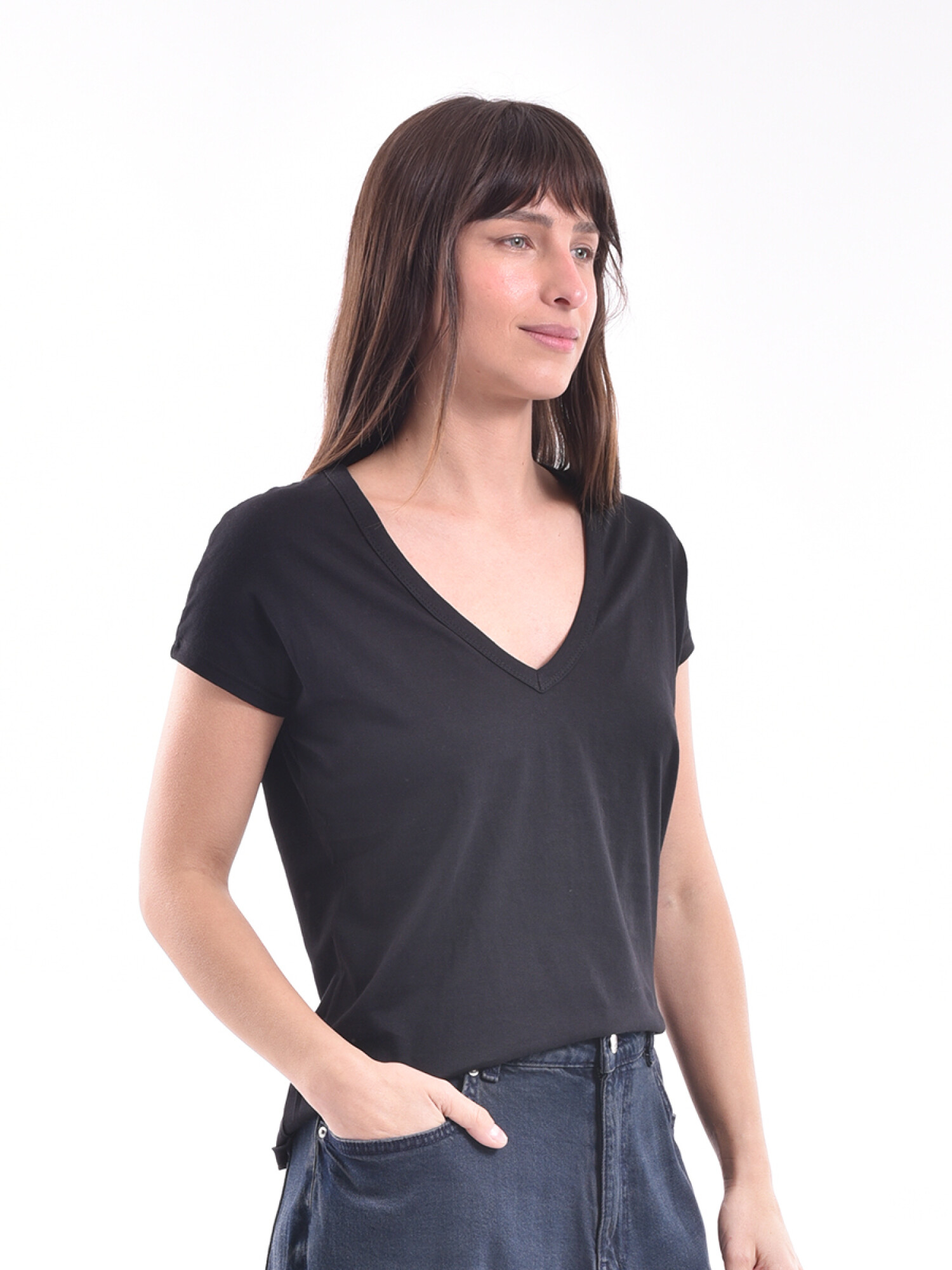 REMERA NURIA - NEGRO — Guapa - Paprika