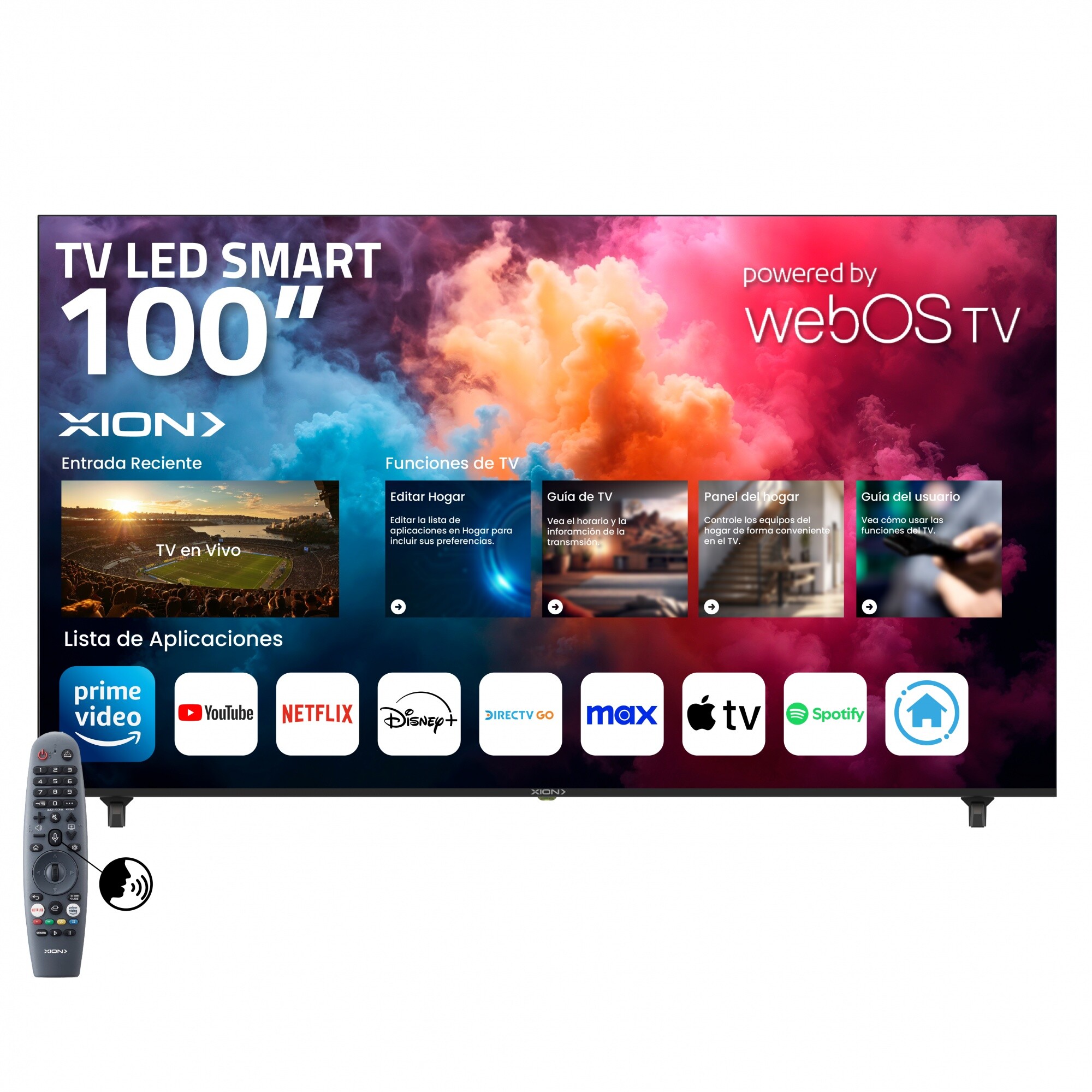 tv led smart 100" 4K WebOS — Joacamar