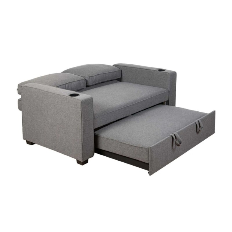 Sofa Cama Miley Gris Oscuro — Albanes