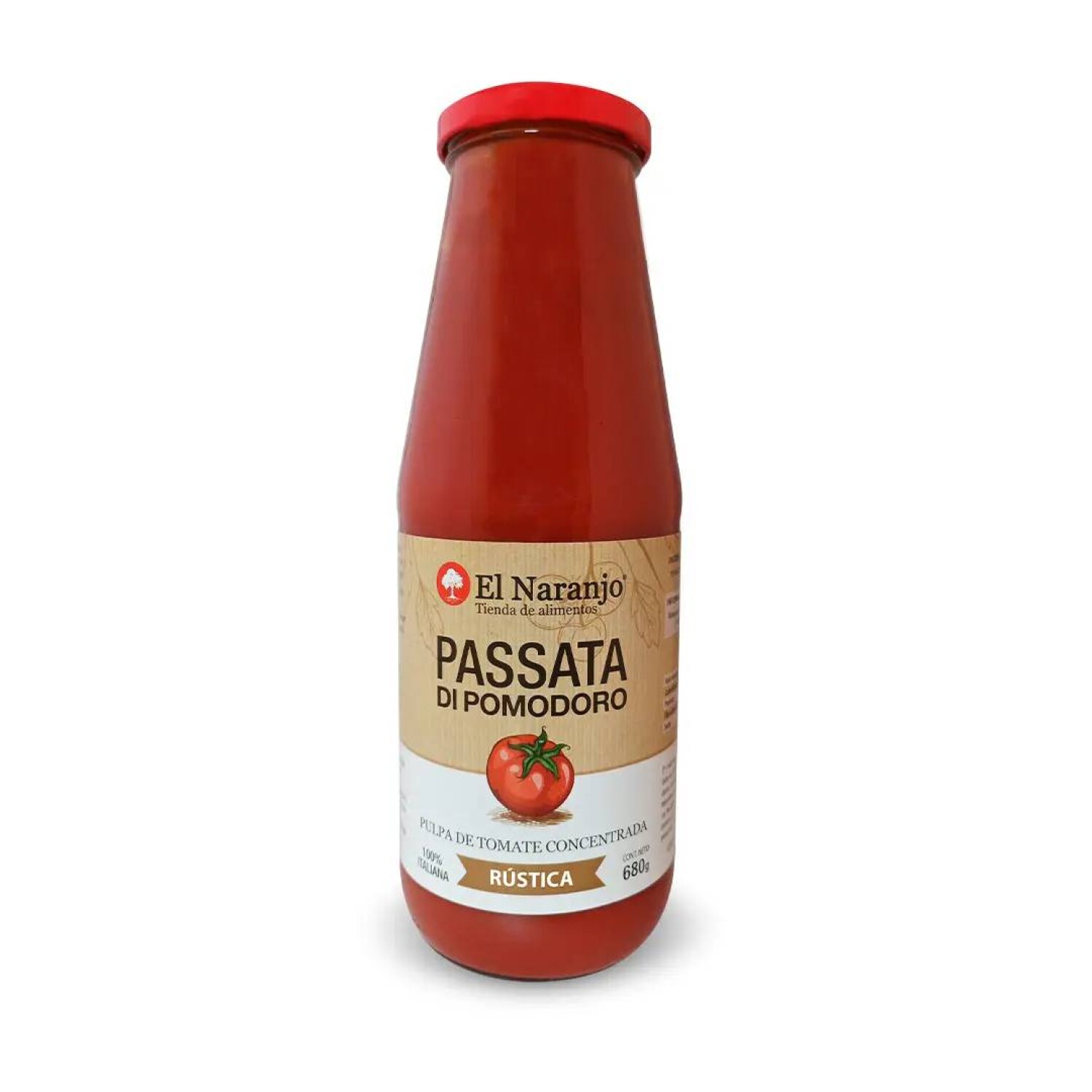 Passata Italiana El Naranjo 690 Grs - Rustica — Tienda Soy Santander