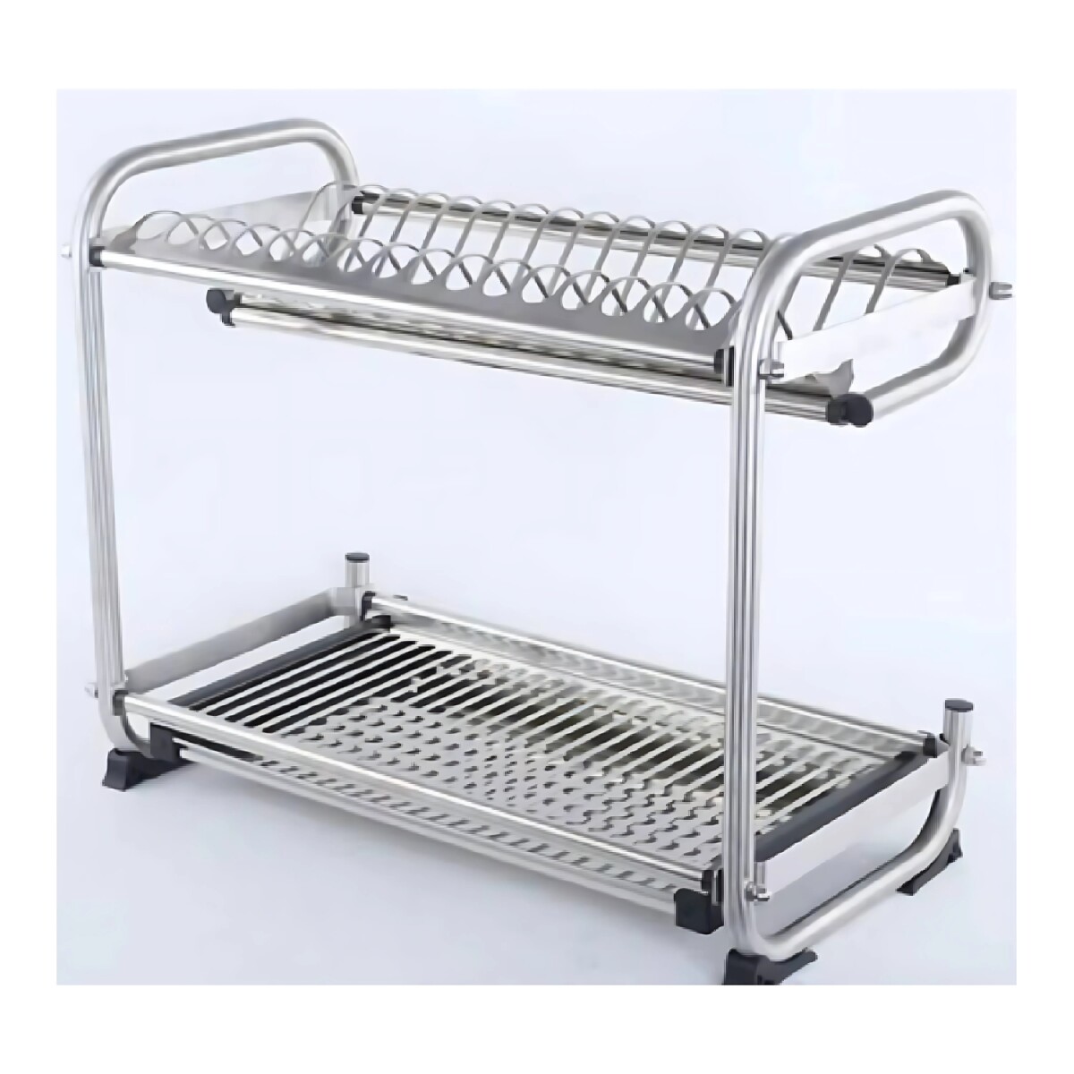 Escurridor De Platos En Acero Inoxidable - Plateado — Electroventas