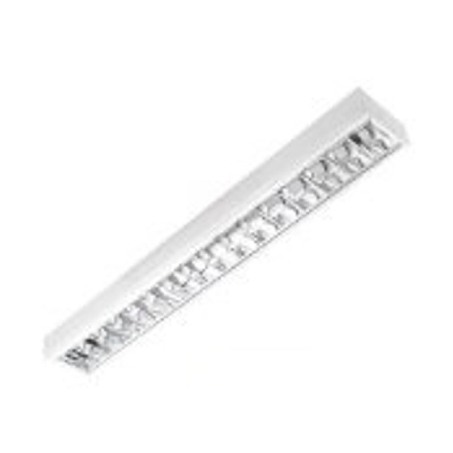 Artefacto adosar con louver p/1 tubo led de 120 cm - AI7110 — Fivisa