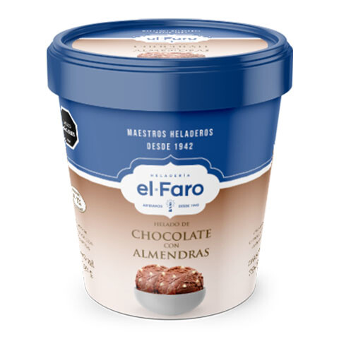 Helado de Chocolate y Almendras El Faro L Océanos Congelados