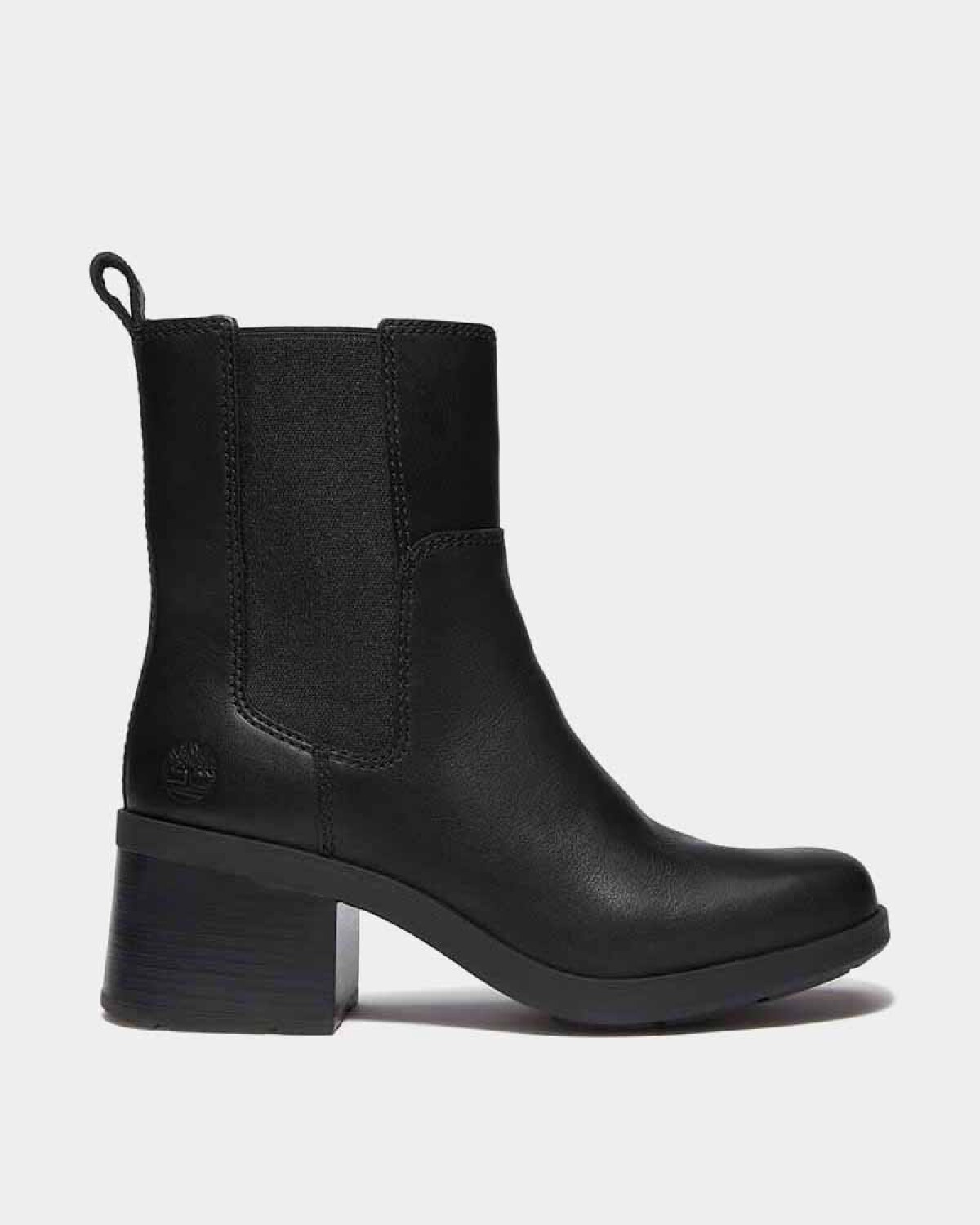 Botas Chelsea Bellevaux Mid Mujer - Black Full Grain — Timberland