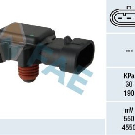 MAP SENSOR PRESION ABSOLUTA CHEVROLET MAP 1.7 DTI FAE — Cymaco