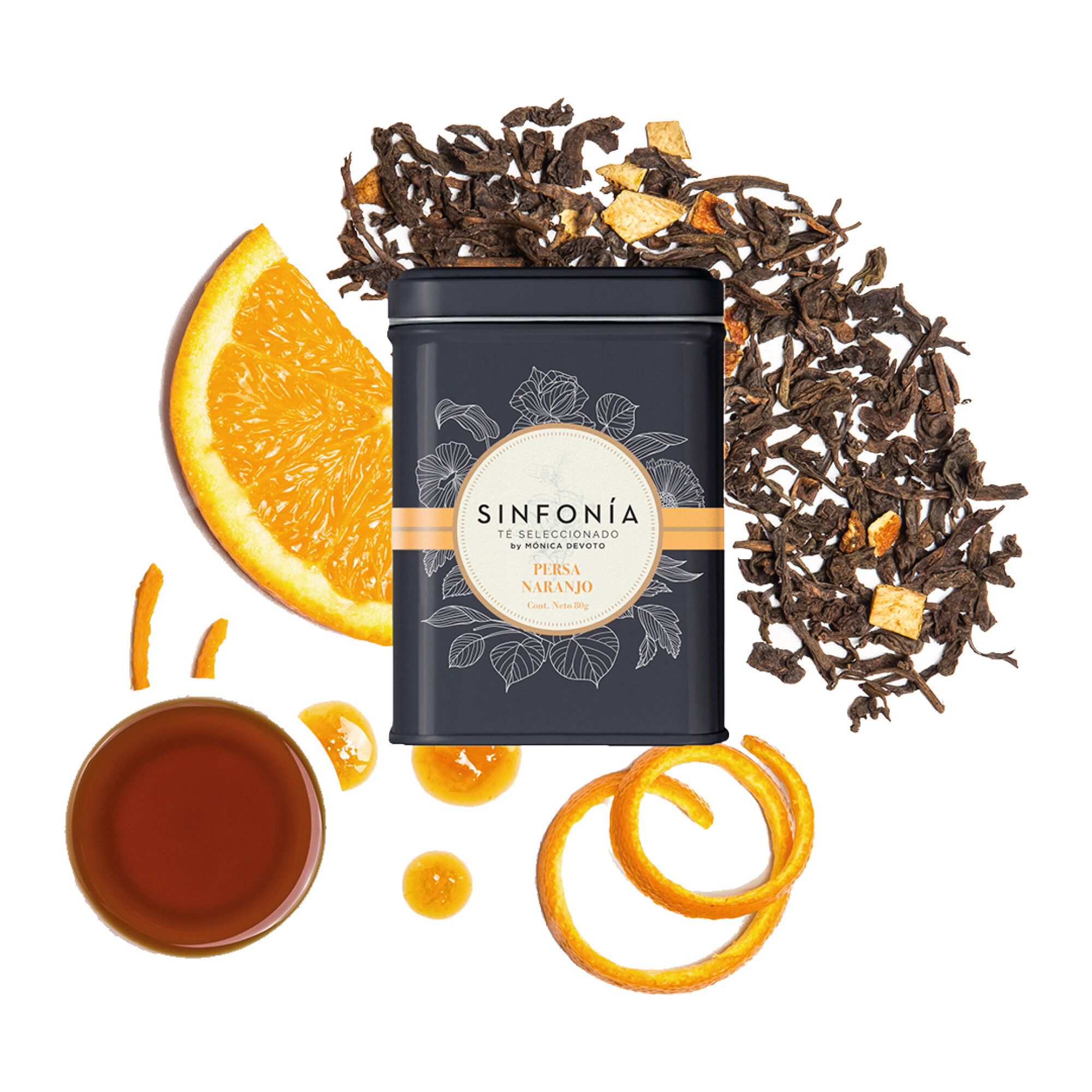 Té Persa Naranjo Sinfonía 80g — La Molienda