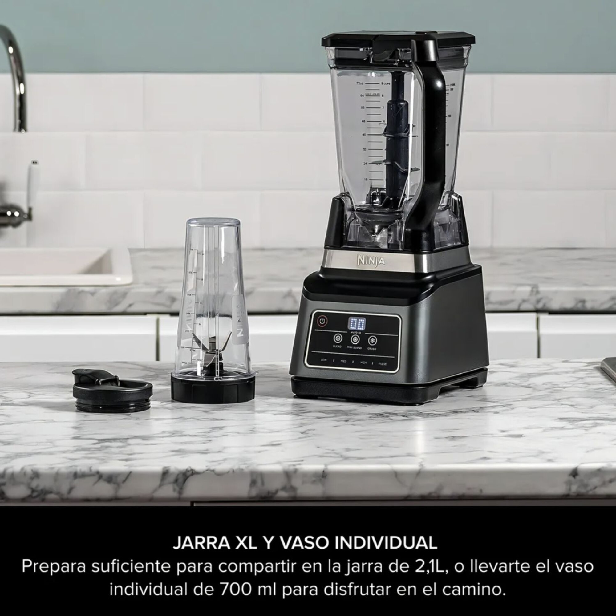 Licuadora De Vaso 2 En 1 Ninja Professional Plus — Electroventas