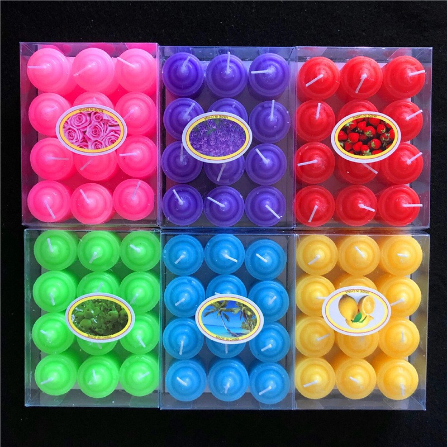 Velas Altas x12 Con Aroma - Lavanda — Que Regalo