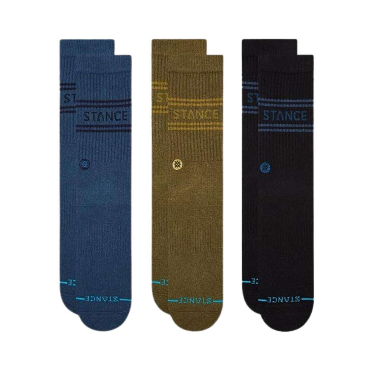 Medias Stance Basic Crew - 3 Pack — Tienda Soy Santander