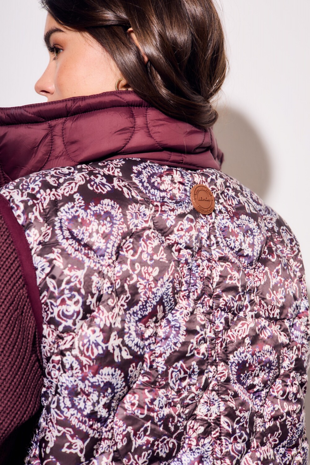Chaleco Reversible - Bordeaux — Lemon