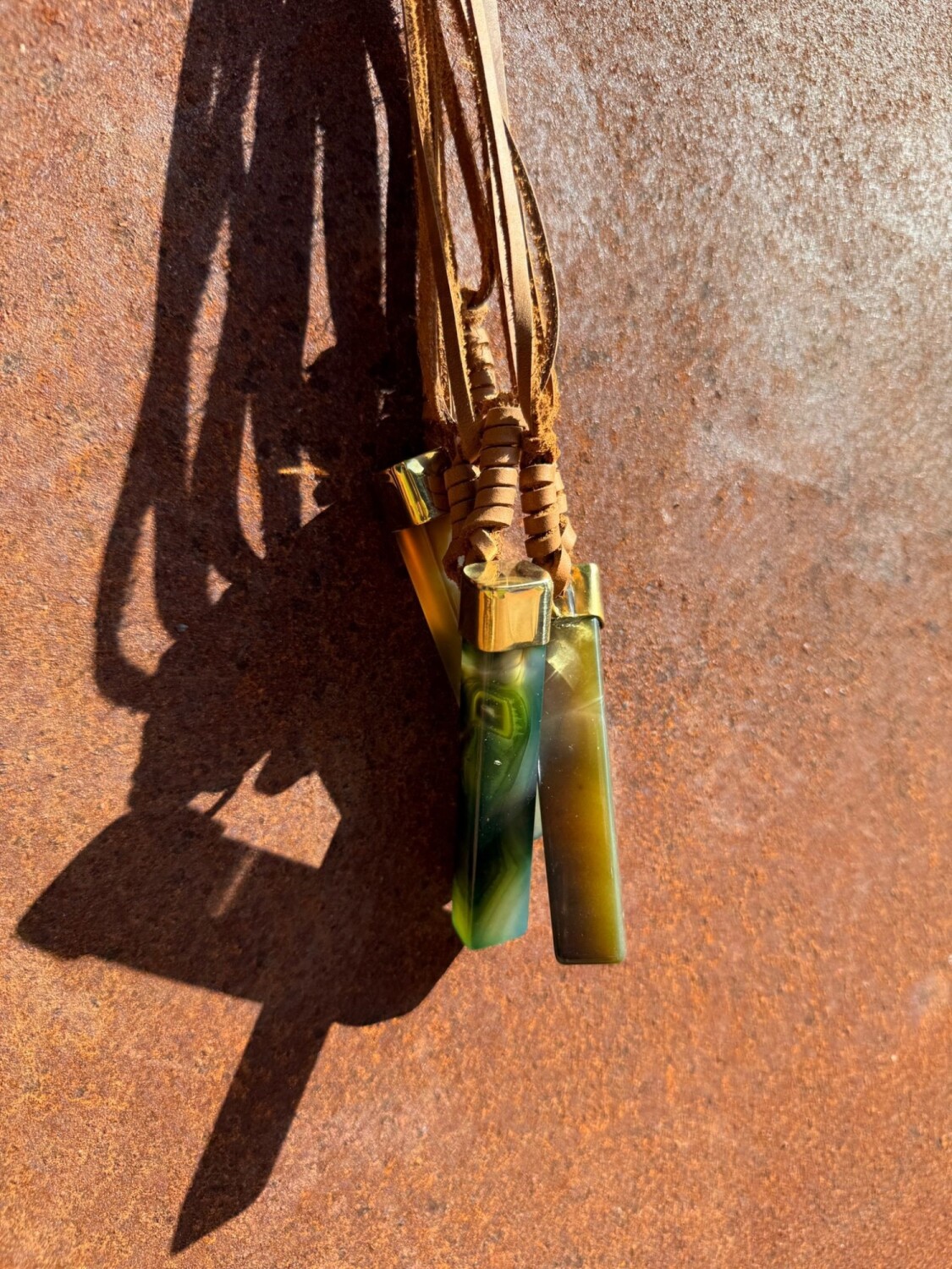 Stick Necklace - Verde — Agnes Lenoble