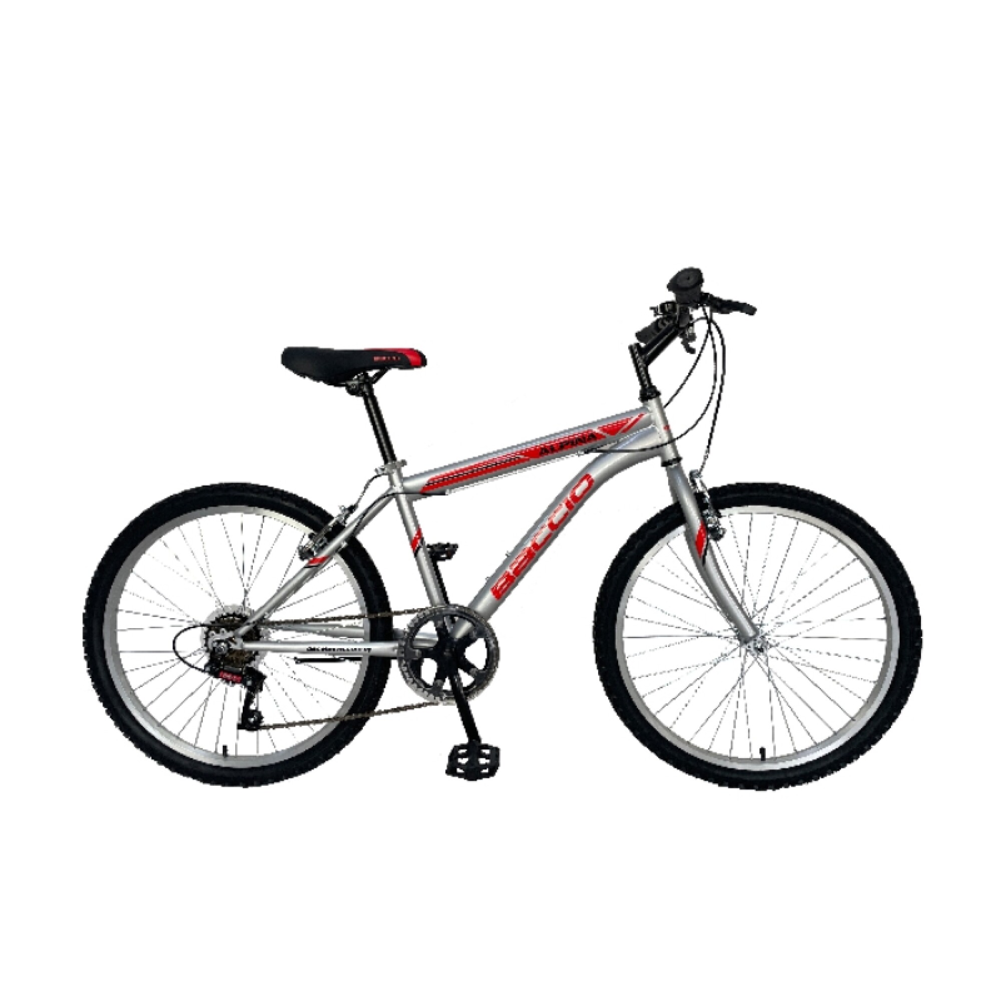 Bicicleta Baccio R.24 Niño Mtb Alpina - Gris Plata — Albanes