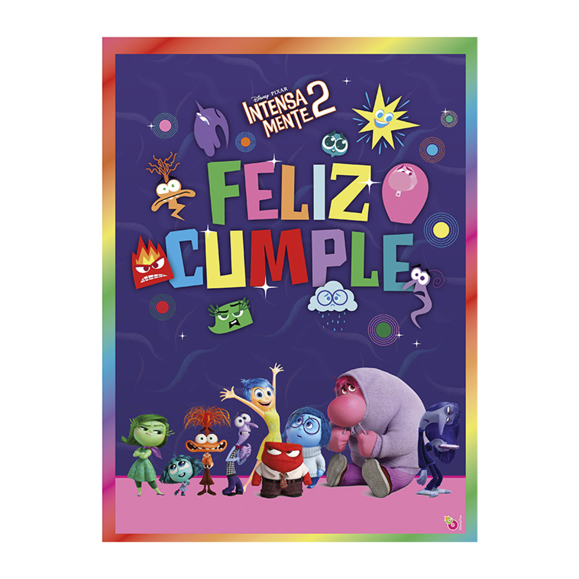 Cotillón Afiche Intensamente 53 x 39 cm — Cartoons