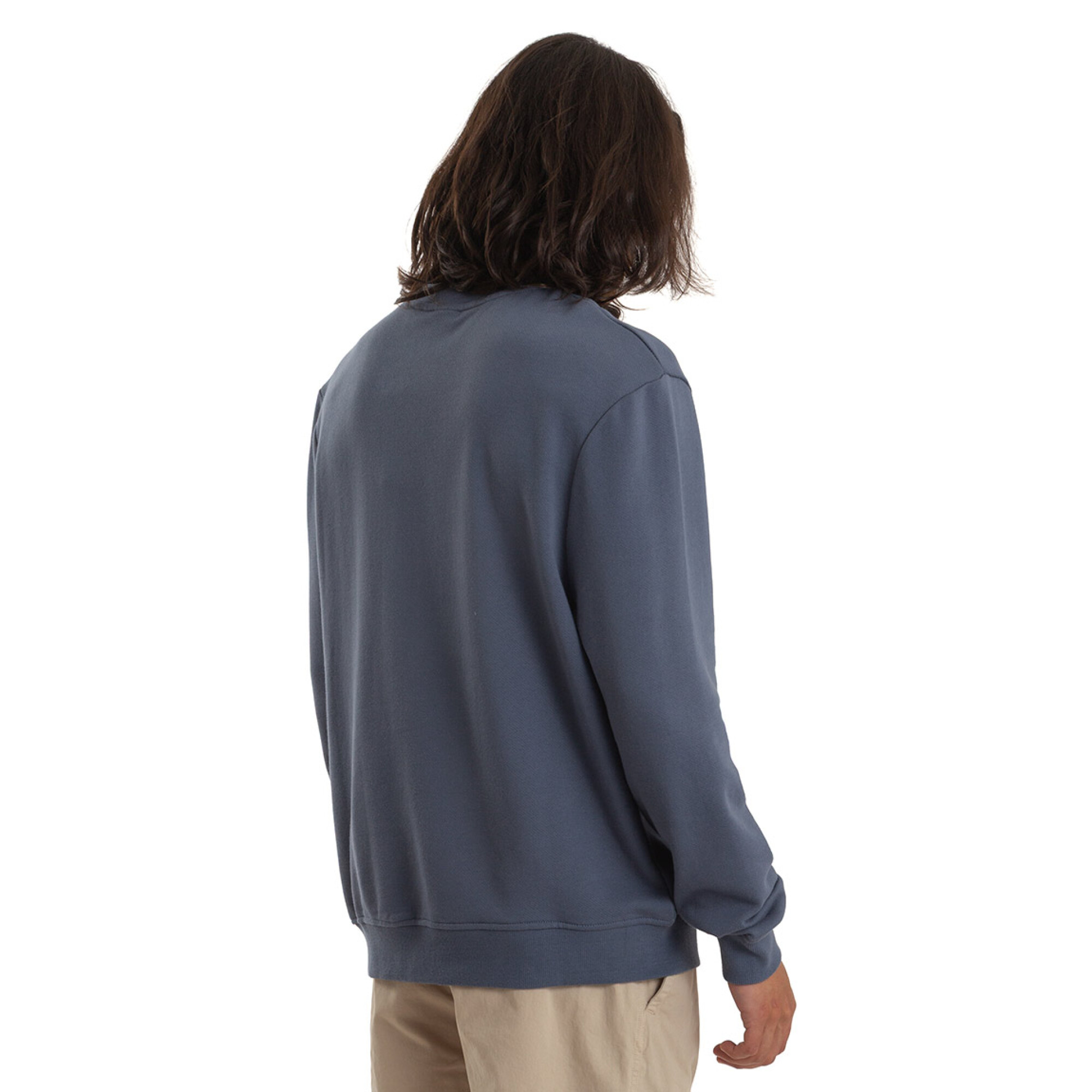 Quiksilver Buzo Basic Logo Hombre - Azul - Azul — Macri