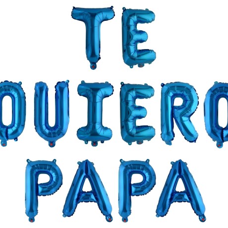 GLOBO X12 LETRAS TE QUIERO MAMA/PAPA P/HELIO 23624 — El Clon