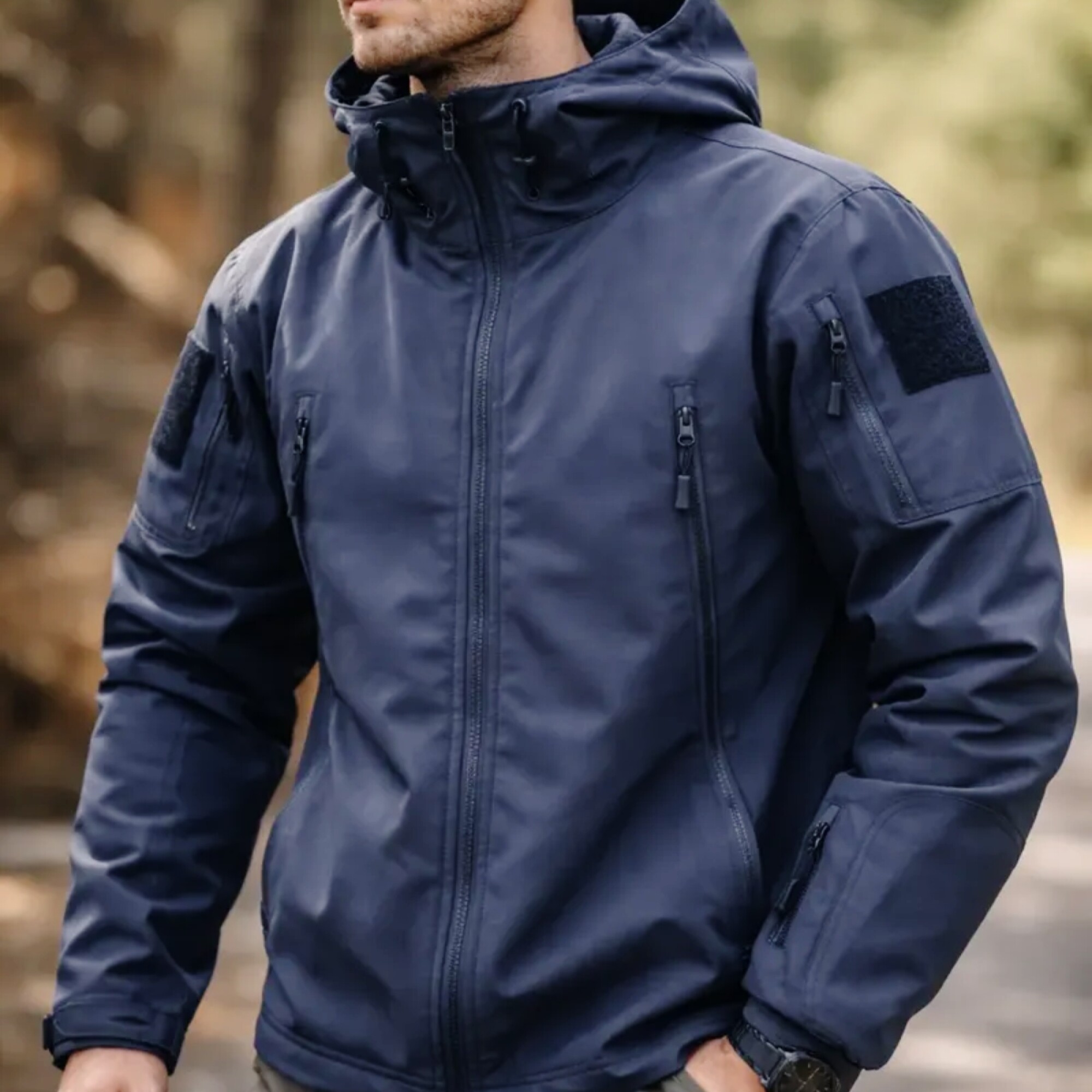 Campera táctica en Neopreno SPECIAL OPS Unisex - Azul — Aventureros