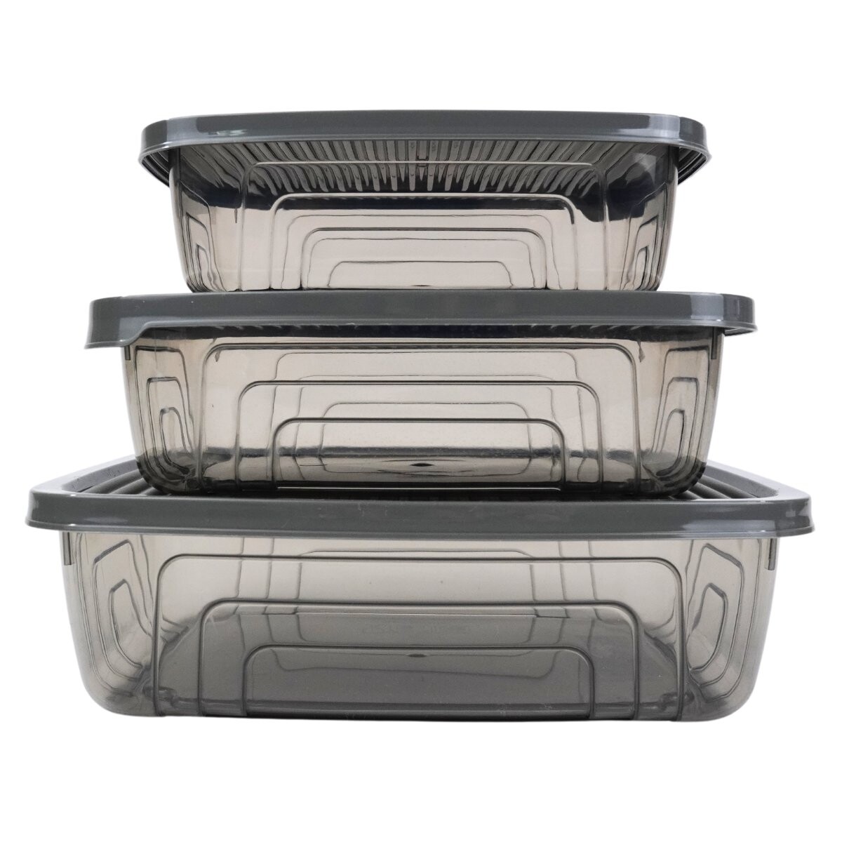 Set de 3 recipiente de plastico Herevin — El Clon