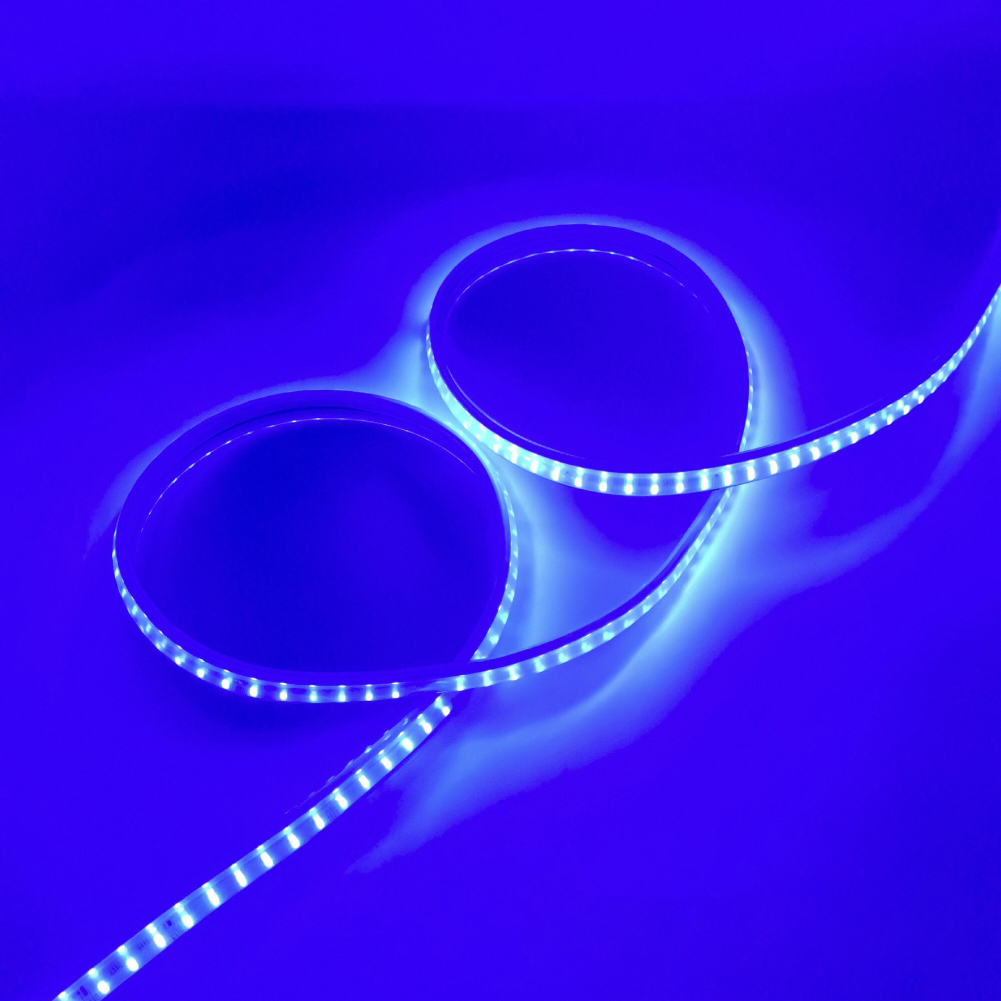 TIRA LED FLEXIBLE POR METRO COLOR AZUL — Woofer