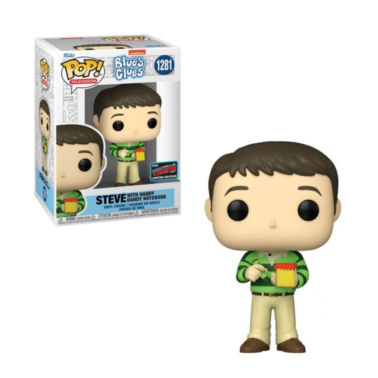 Blue's Clues Steve with Handt Dandy Notebook [Exclusivo] - 1281 ...