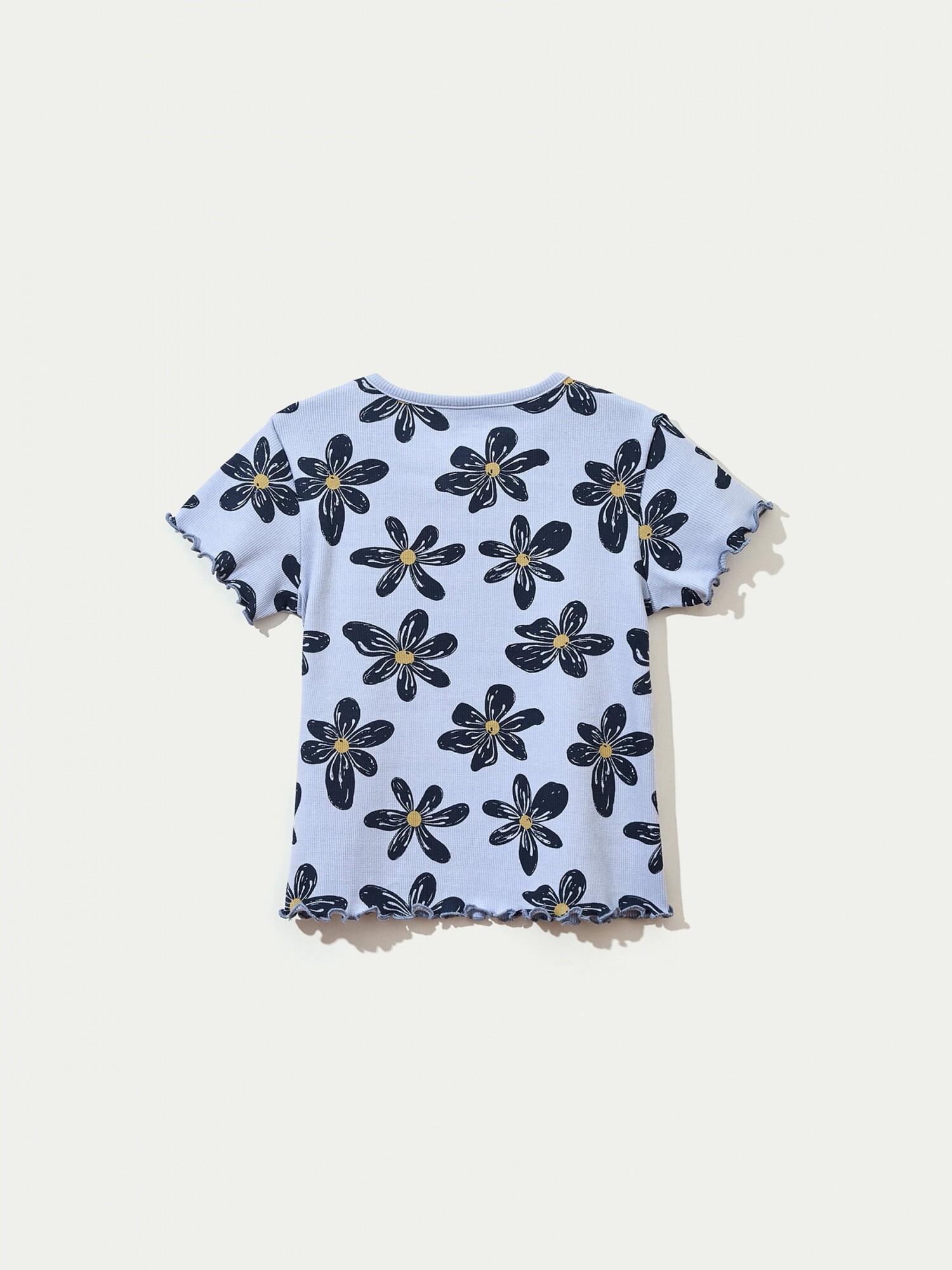 BLUSA MANGA CORTA INFANTIL CON ESTAMPADO - AZUL — Hering