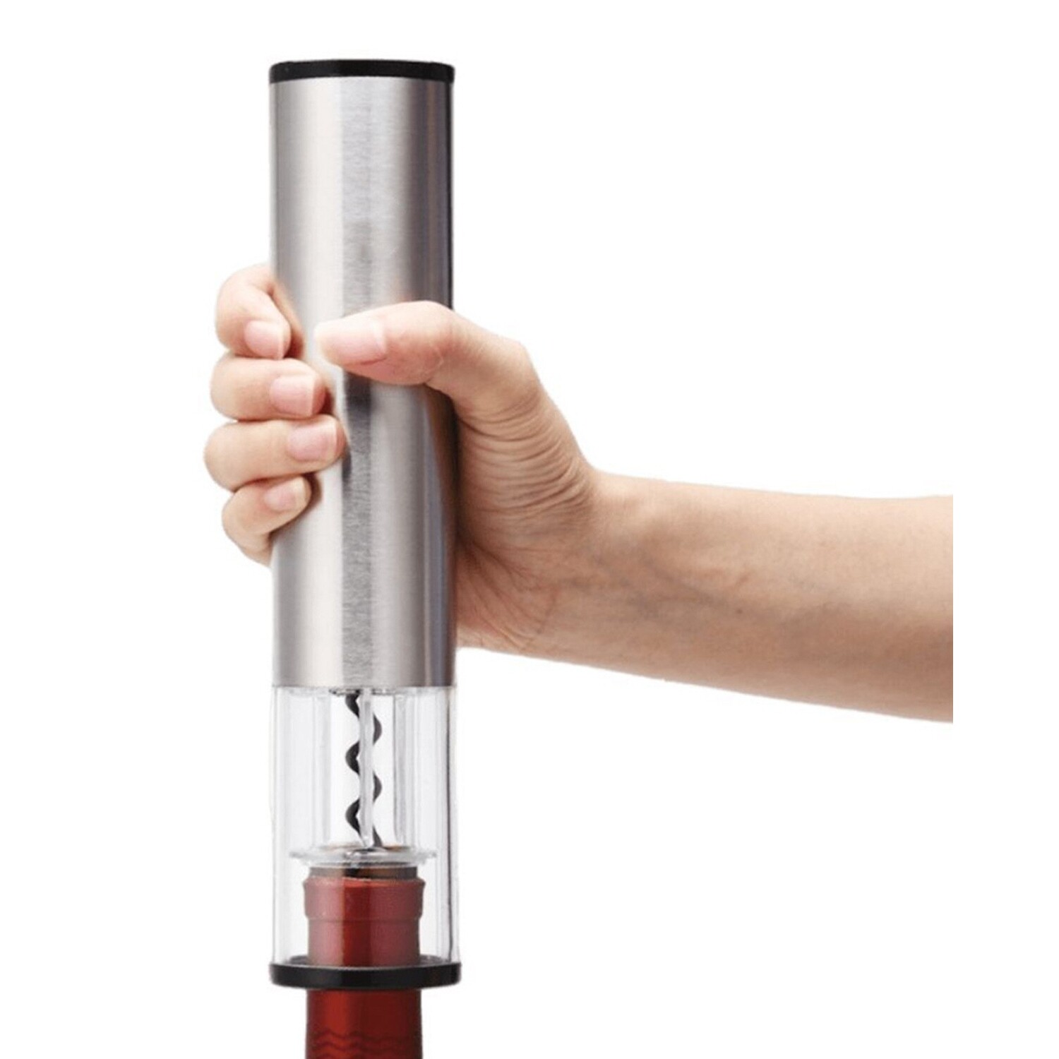 Descorchador Recargable Cuori Flipo con Base y Luz — Electroventas