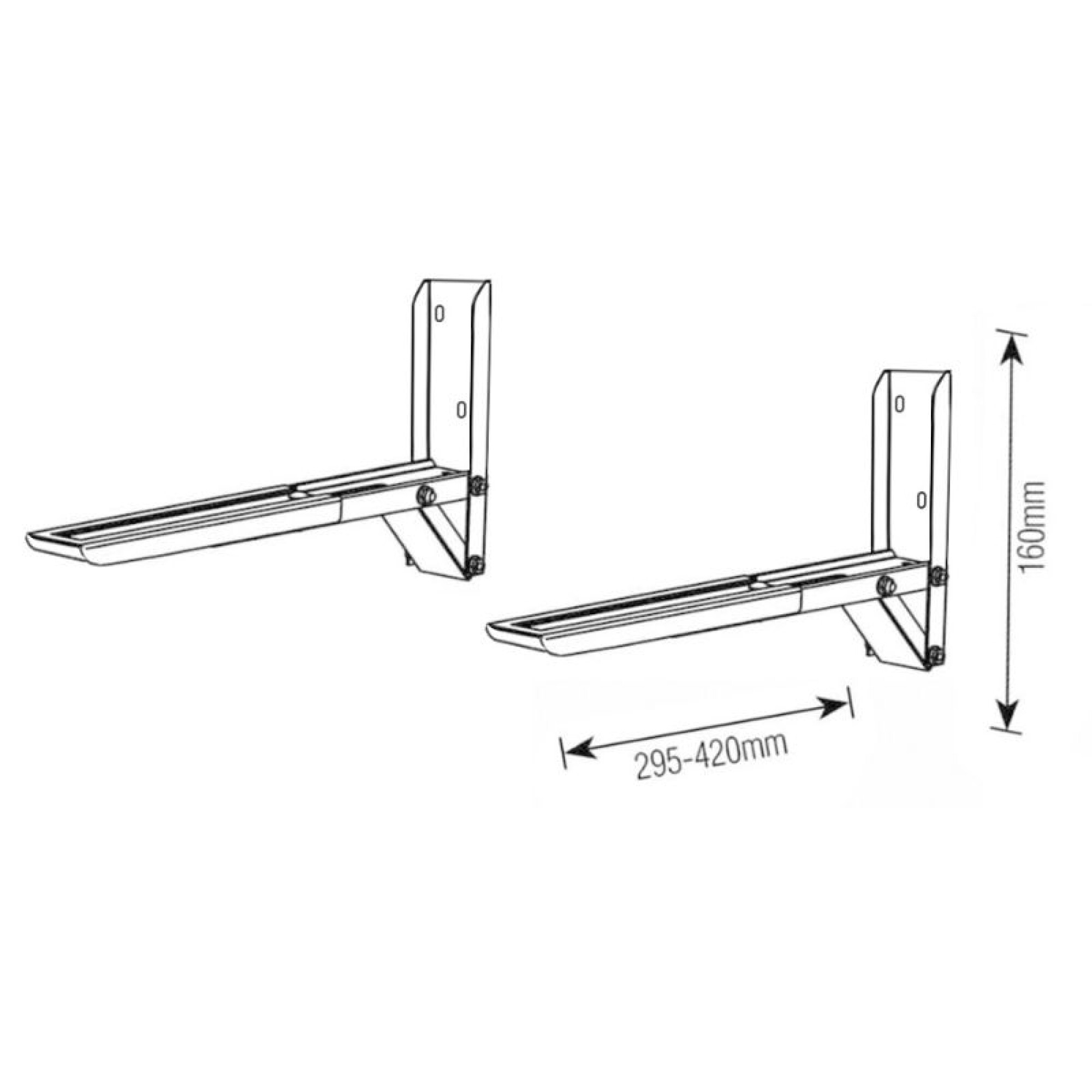 SOPORTE PARA MICROONDAS - SBR3.8 — Barraca 5 Esquinas