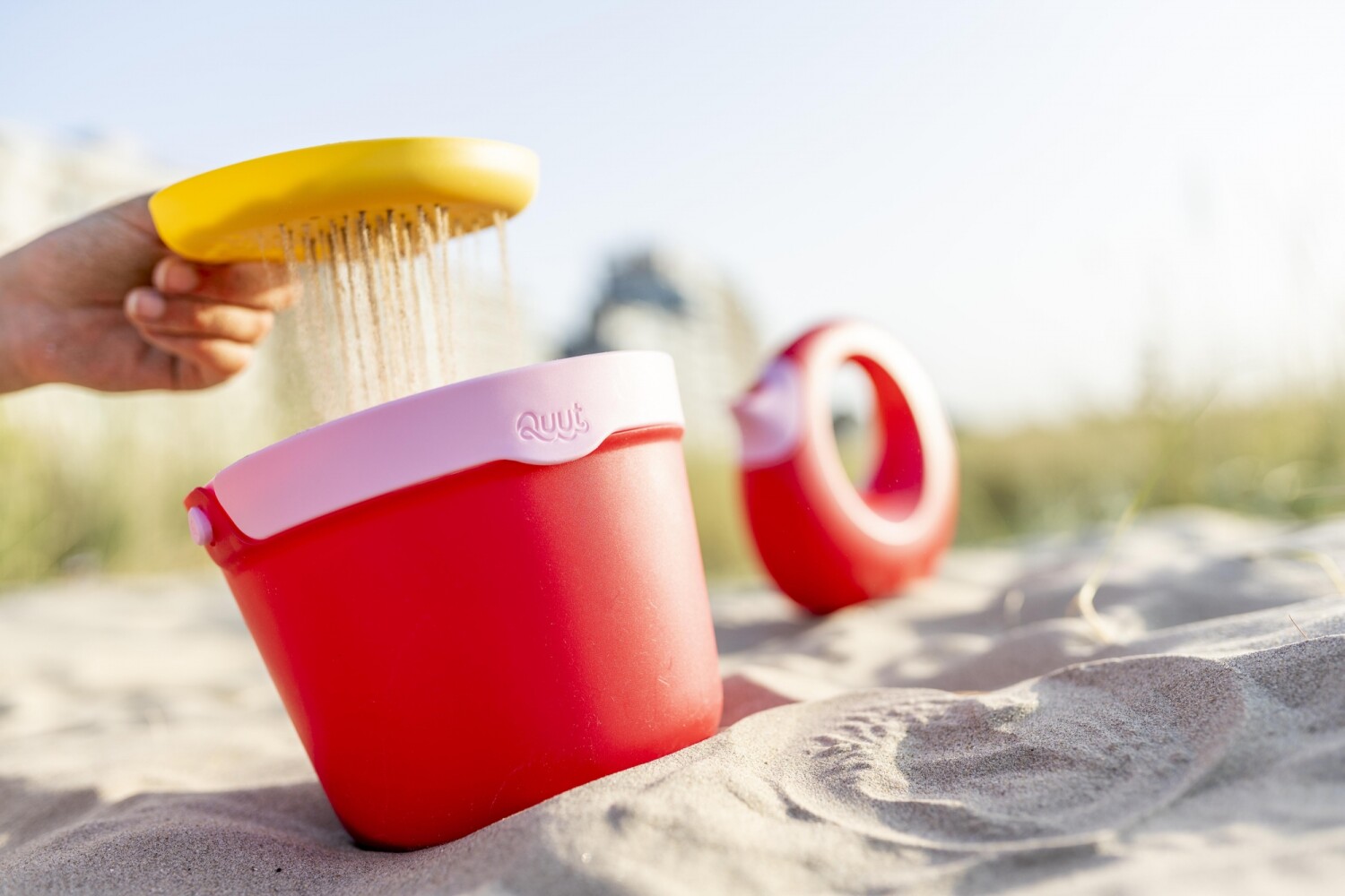 Balde playa con colador - Cherry — Rumba