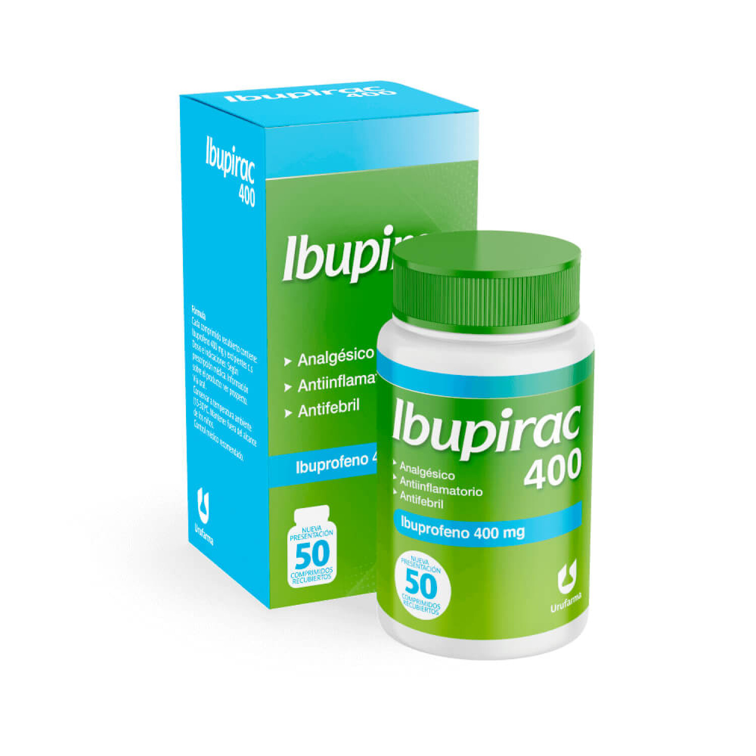 Ibupirac 400 Frasco 50 Comprimidos — San Roque