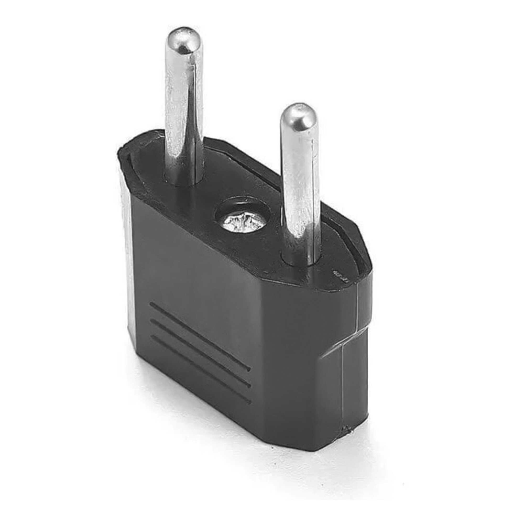 Enchufe Adaptador De Ficha Americana 2 Patas Chatas X2 — Atrix