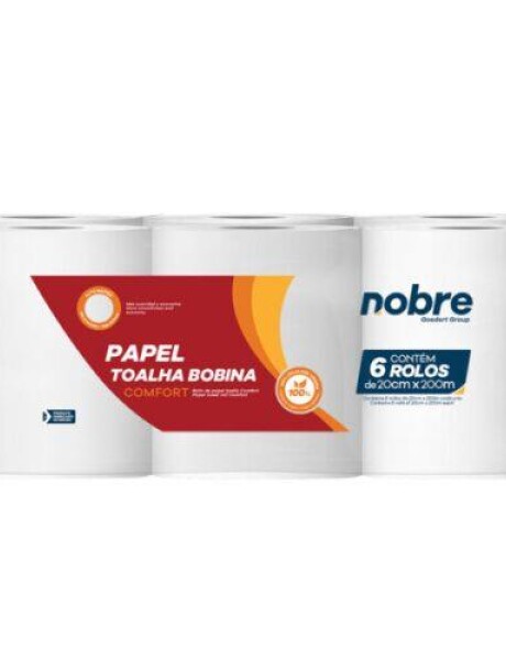 TOALLA DE PAPEL EN ROLLO PREMIUM 200MT, 6 ROLLOS — Clean Way