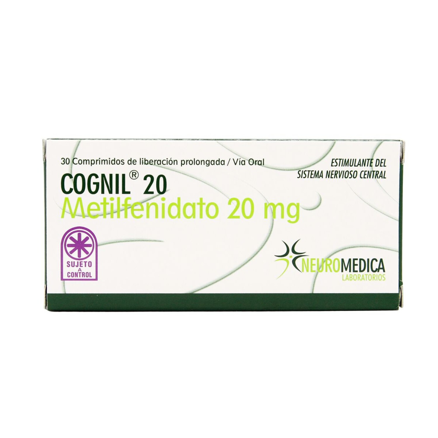 COGNIL 20 MG. CJ X 30 COMP. LIB. PROLONG — Farmacenter