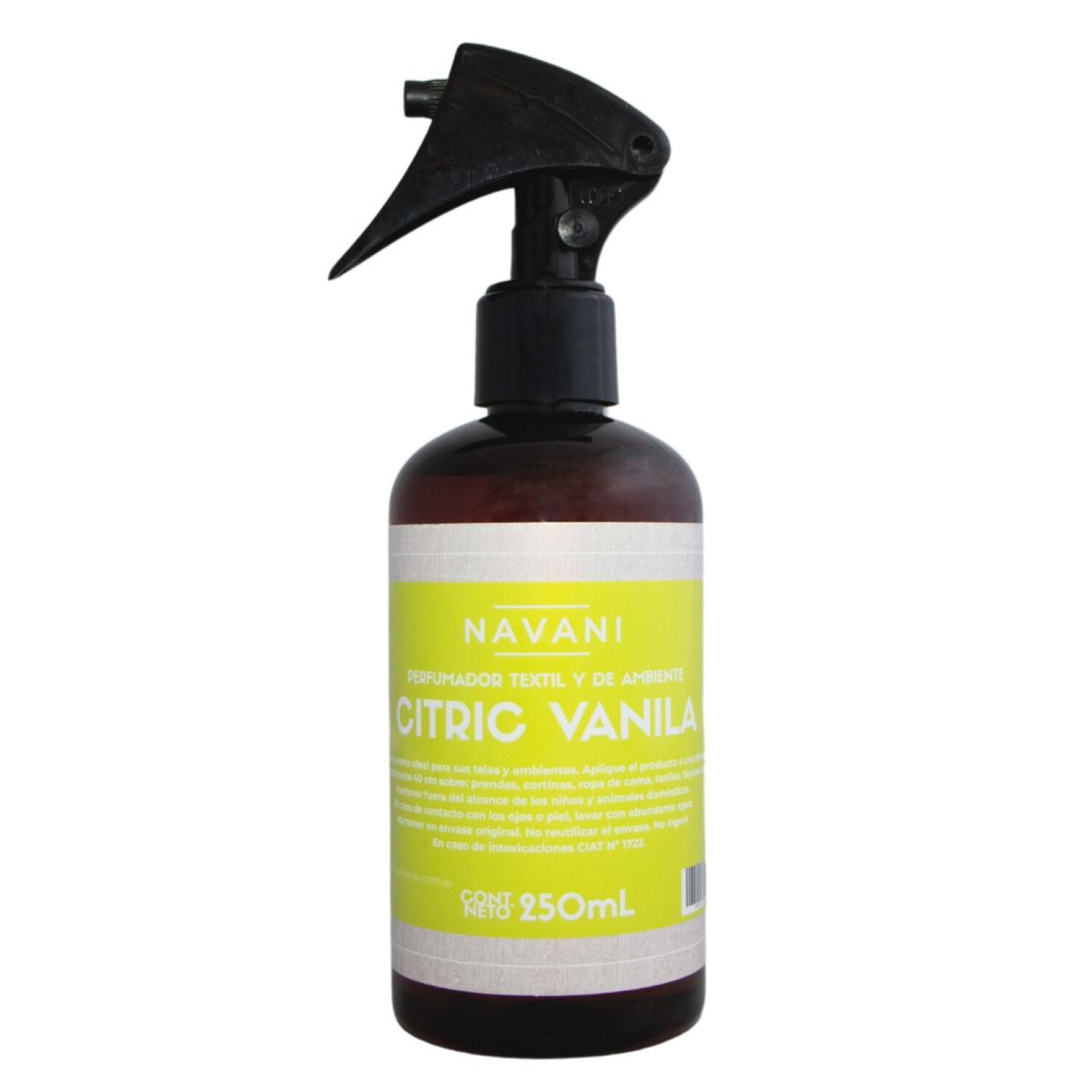 Perfumador Textil NAVANI Citric Vanila - 250ml — Droguería Paysandú