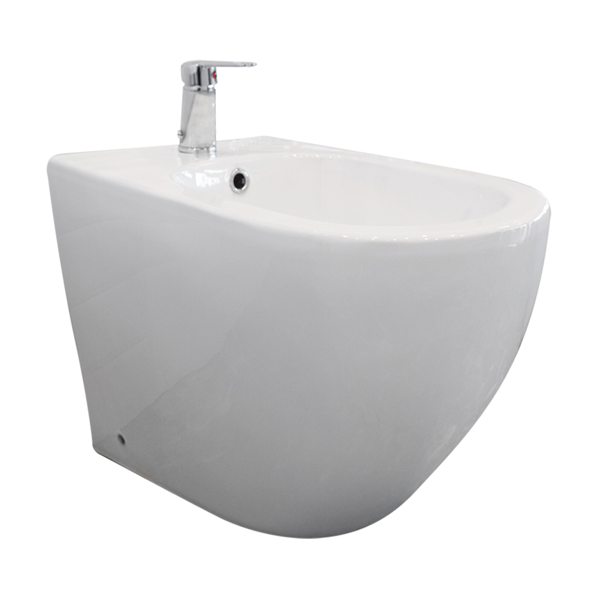 Blanco Bidet 1 Agujero Krown Con Transferencia — Castro
