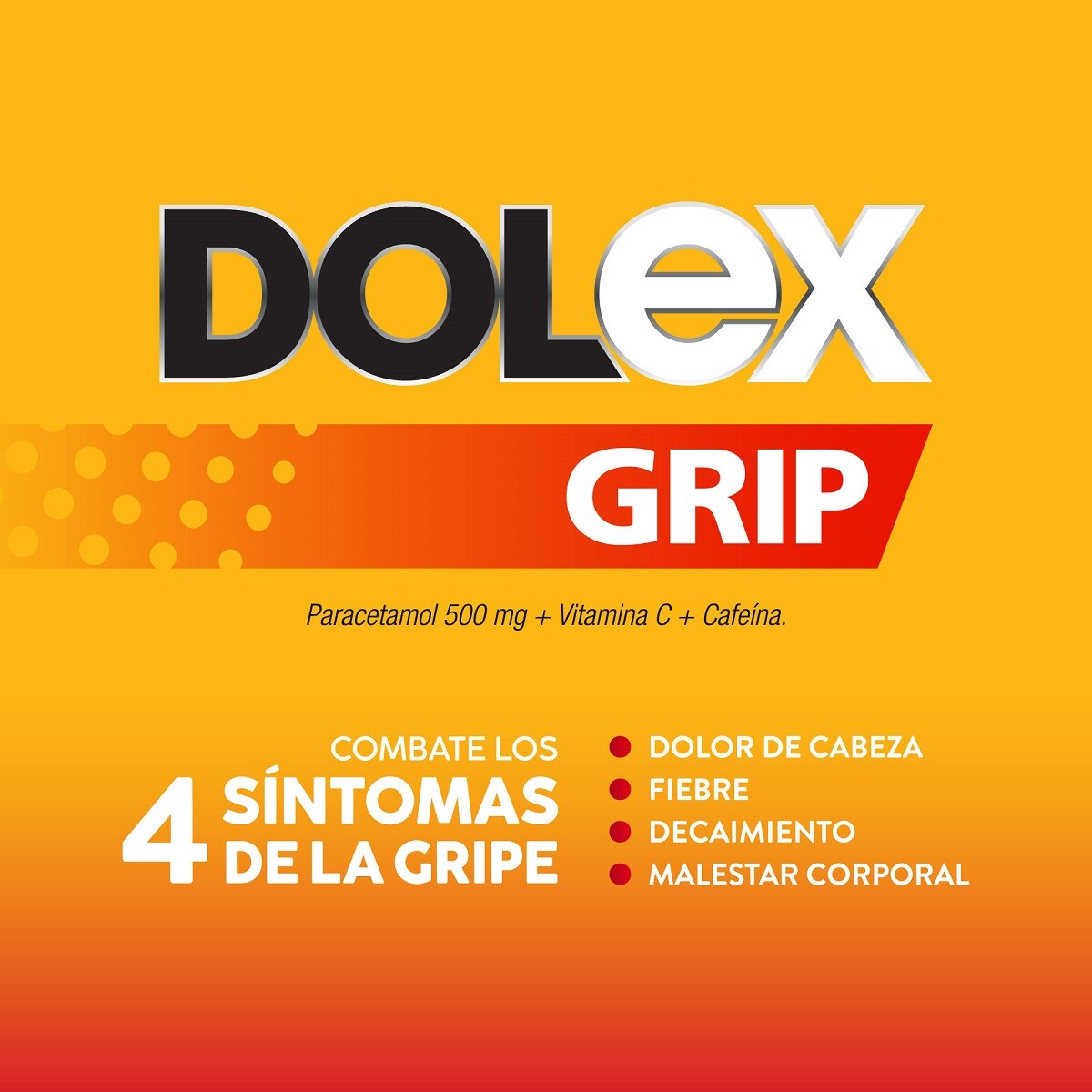 Dolex Grip 500 Mg. 5 Sobres — Farmacia El túnel