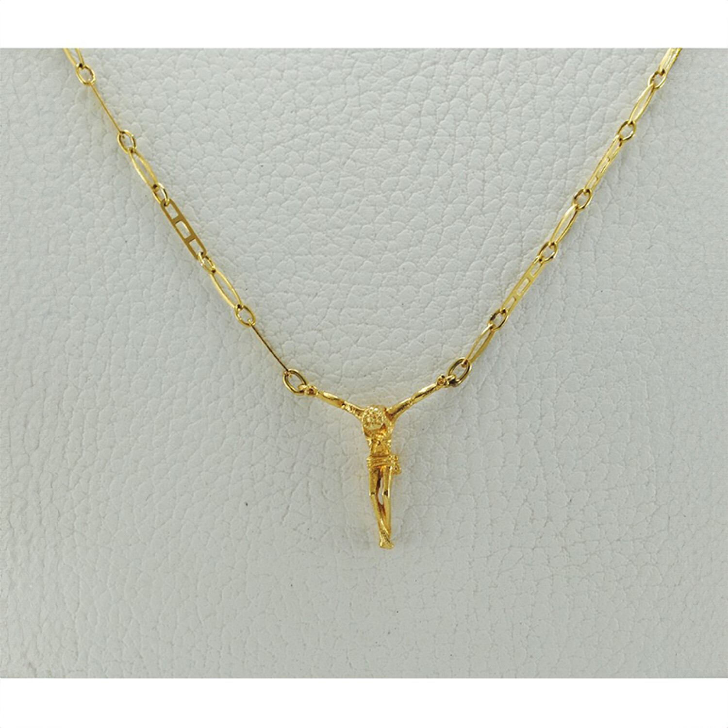 Cadena De Oro 18K Con Cristo — Facello Joyeros