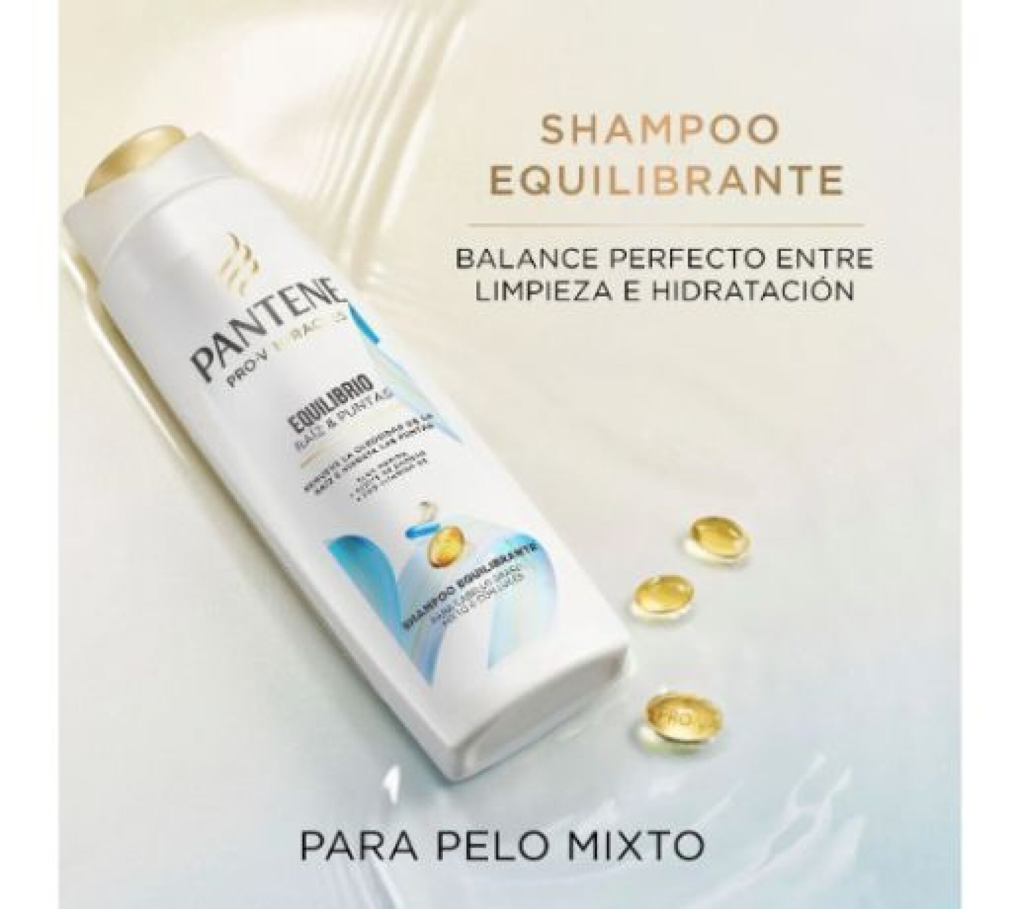 Pantene Equilibrio Raíz y Puntas Shampoo 300ml – Cabello Fuerte y ...