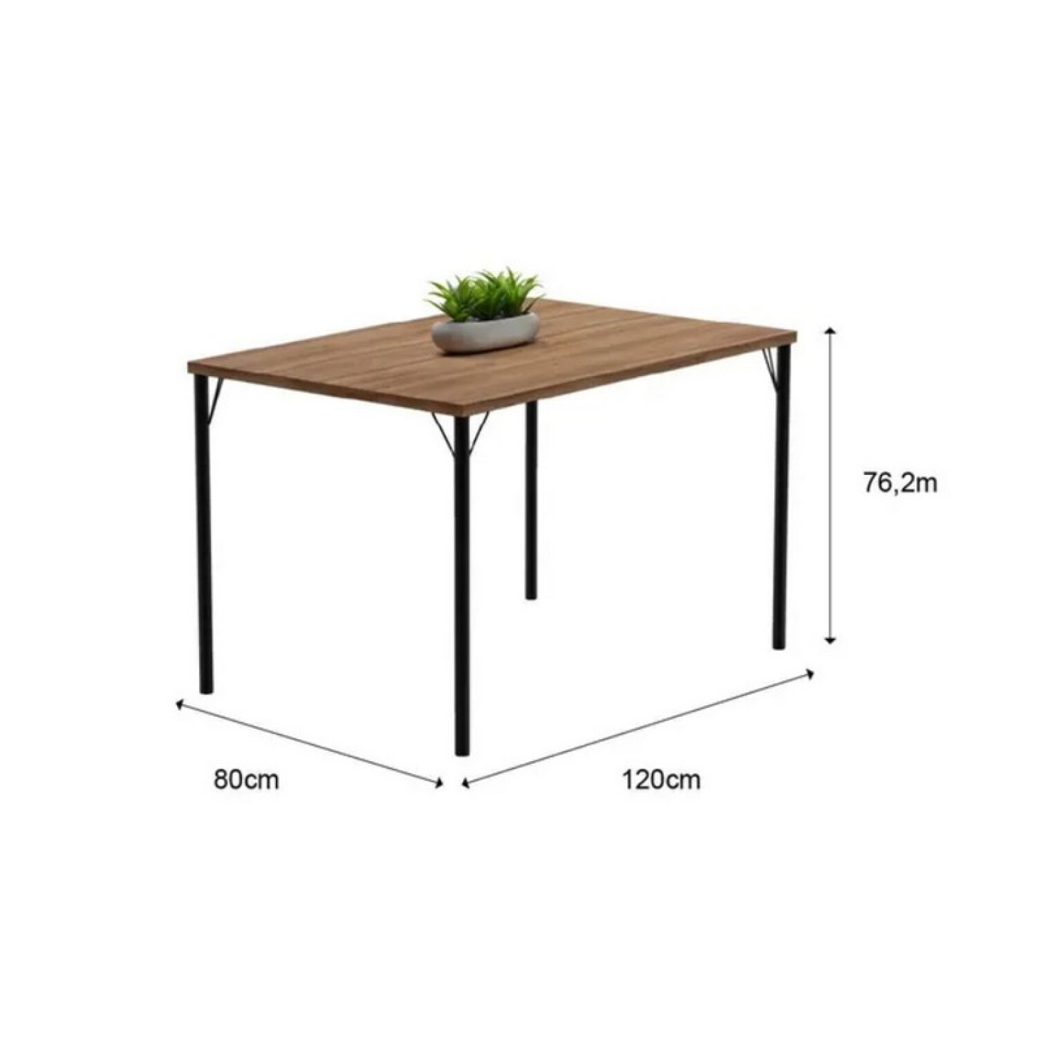 JUEGO DE COMEDOR MESA + 4 SILLAS FREIJO CON NEGRO — Electrocentro Rivera