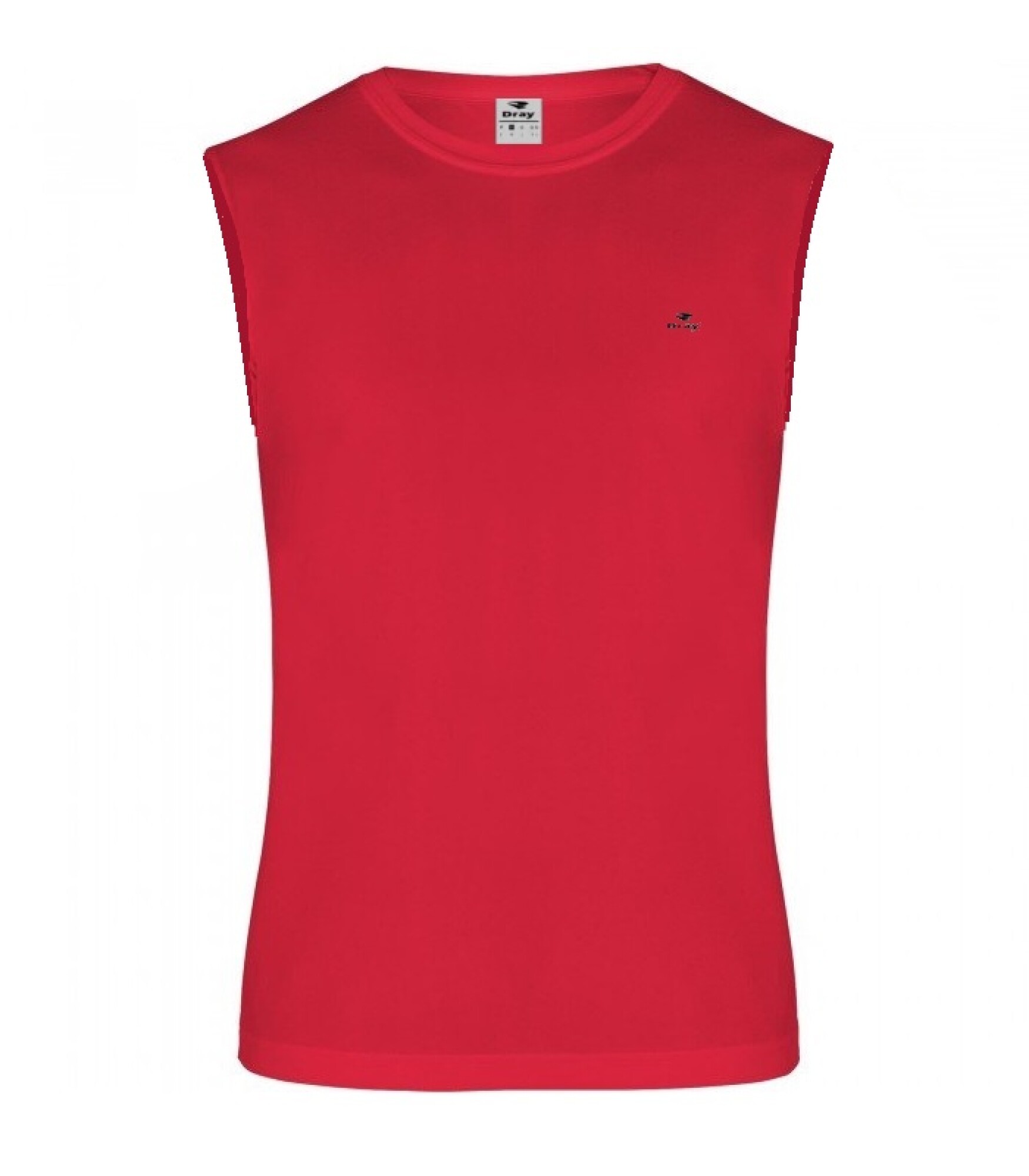Musculosa adulto lisa - rojo — Barraca Dayman