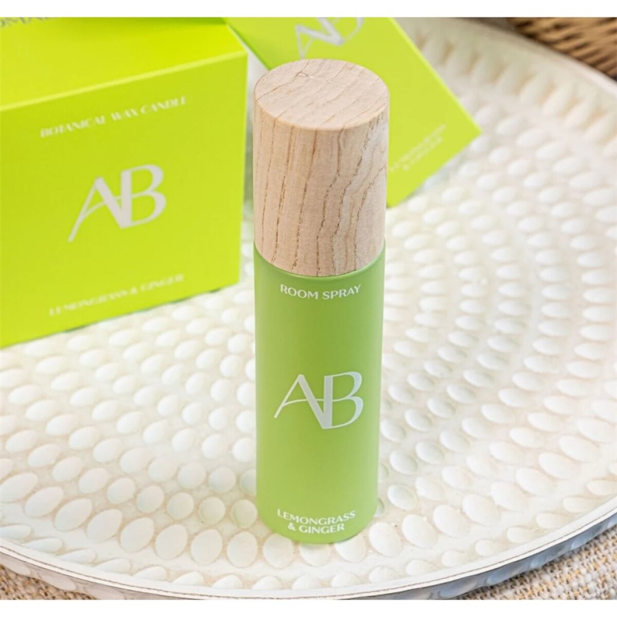 SPRAY AROMATICO 100ML LEMONGRASS/GINGER BLANCO — Deco Hogar