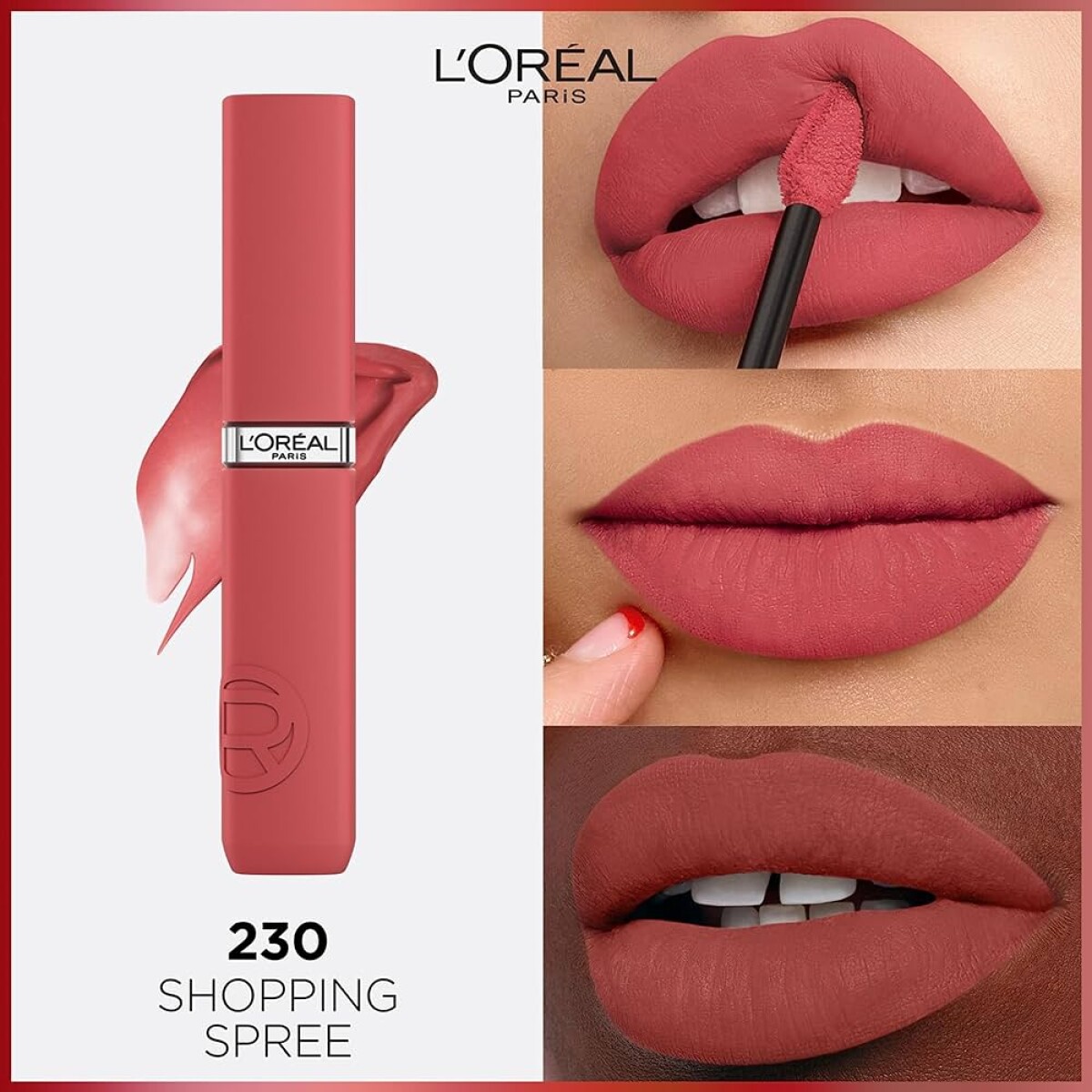 L'Oréal Paris, Infallible Le Matte Resistance, Labial Líquido Mate Larga Duración 16hr, Color ...