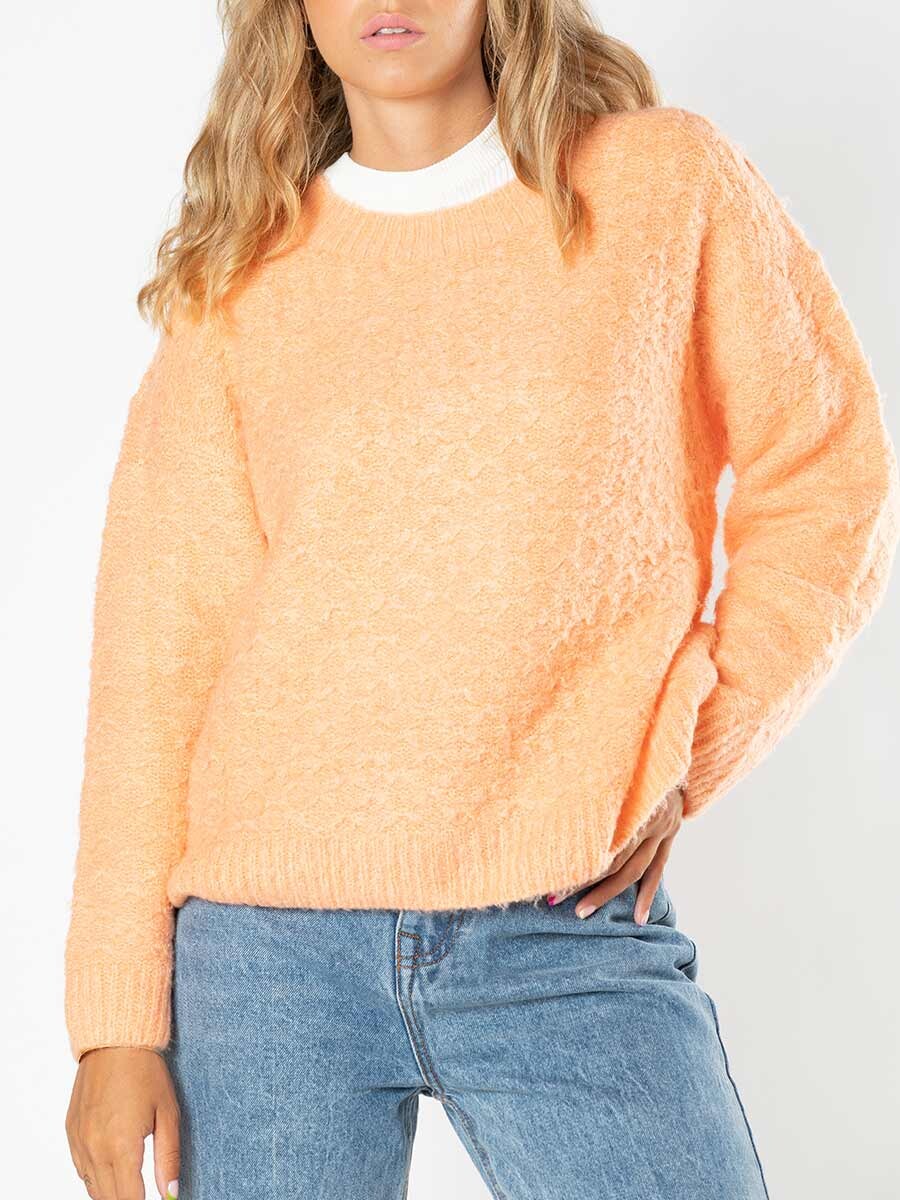 SWEATER STEFI RUSTY - Salmon — Superoutlet