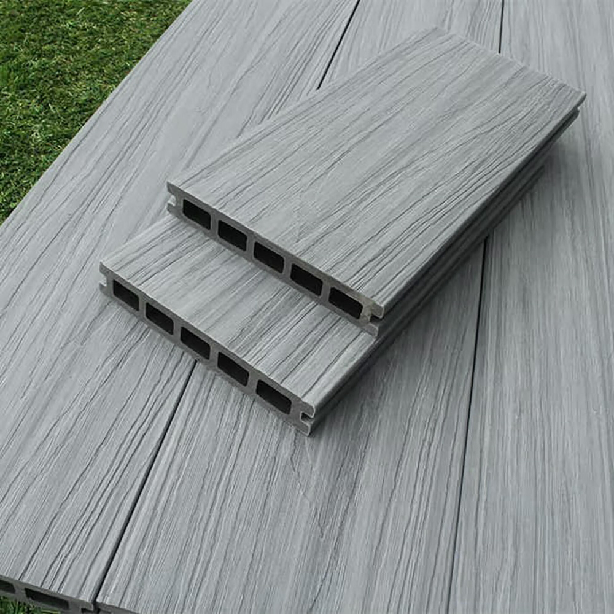 Deck Wpc Light Grey 2900x140x25mm — Castro
