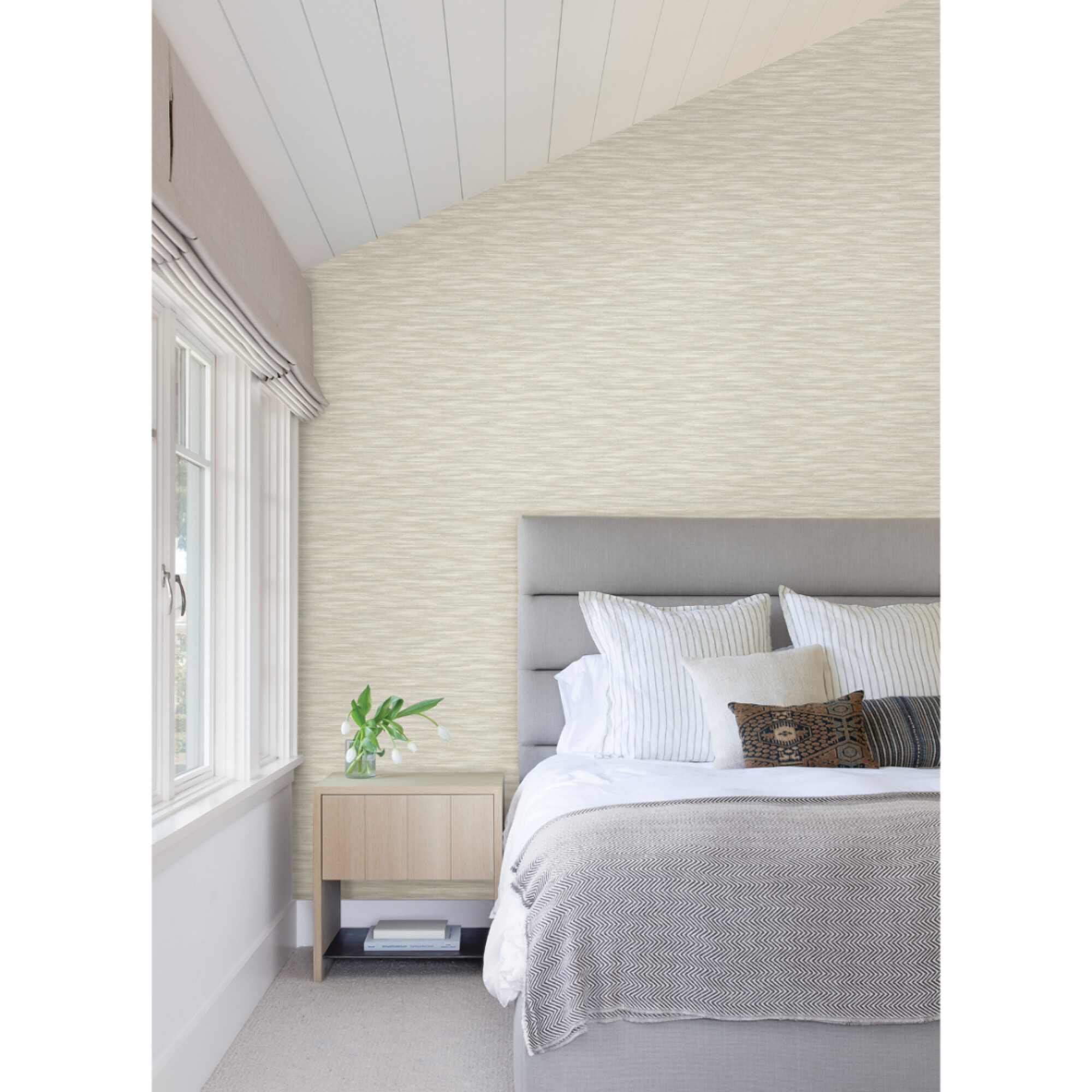 COLECCIÓN REVIVAL - BENSON LIGHT GREY VARIEGATED STRIPE - - N/A — Pintelux