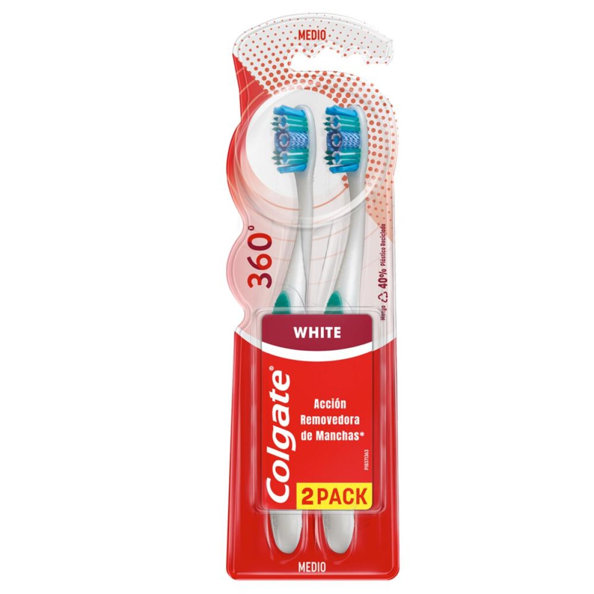 Cepillo Dental Colgate 360° Luminous White 2x1 — Farmacia El túnel