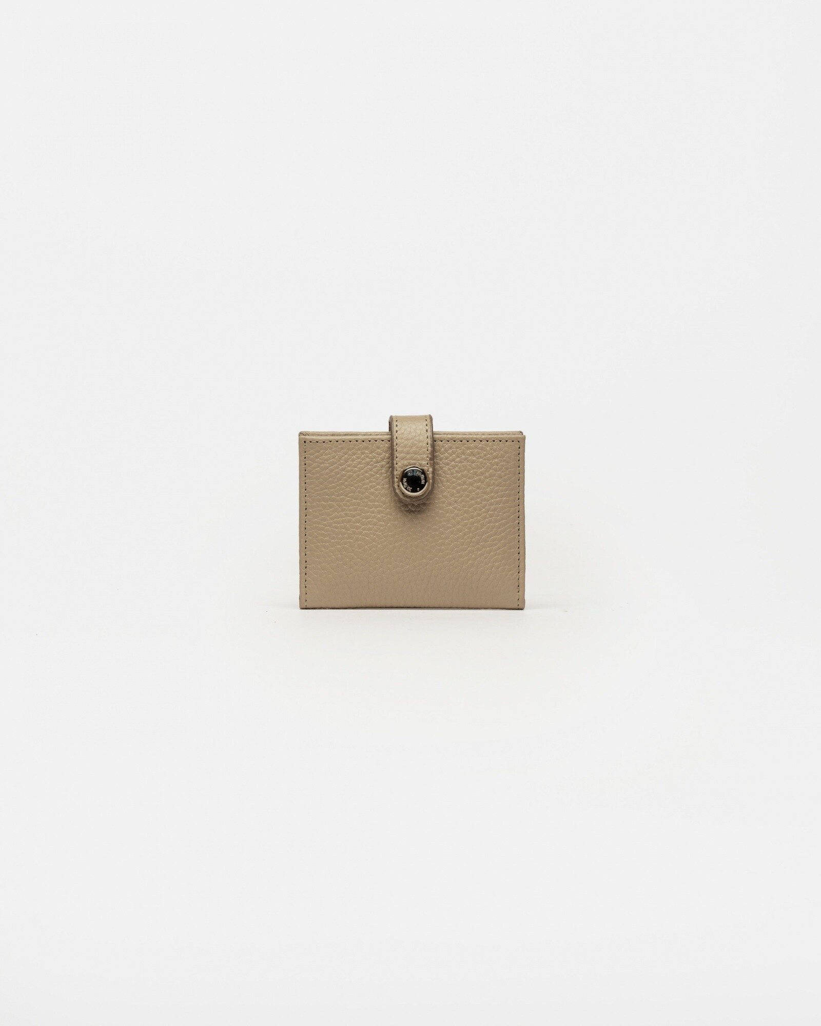 Tarjetero Sand en cuero graneado - Taupe — Prüne